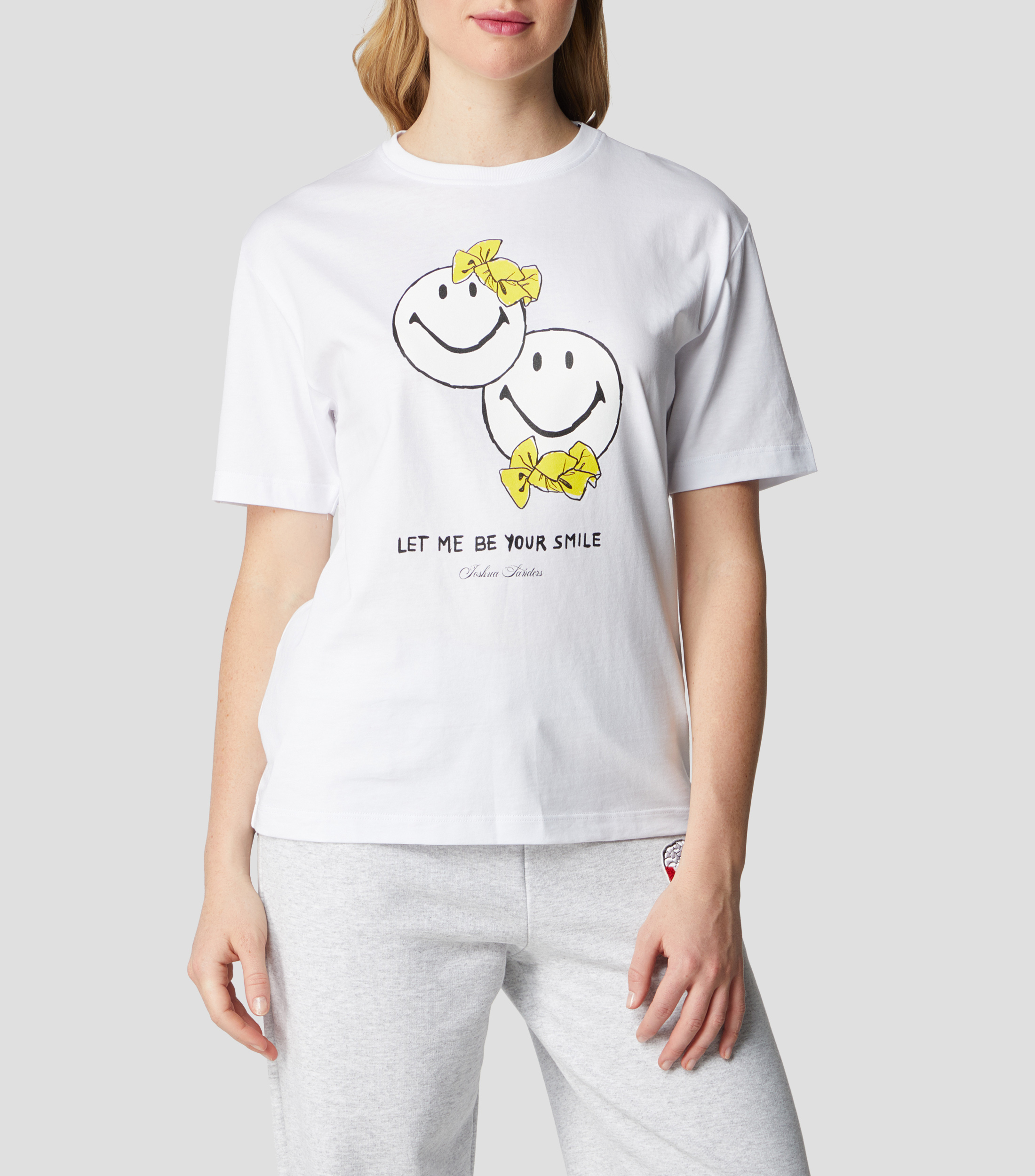 Joshua Sanders: Playera cuello redondo manga corta estampado Mujer | El ...