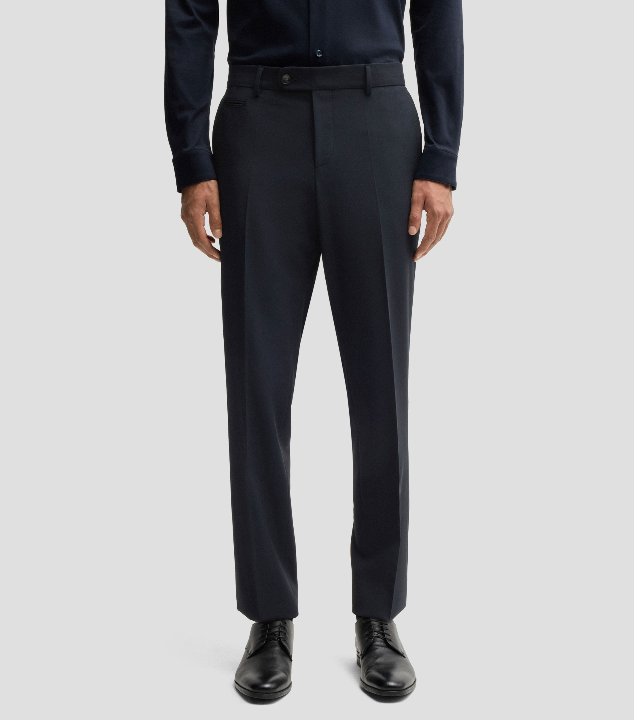 Hugo Boss Pantalones slim fit de paño elástico Hombre |El Palacio de Hierro
