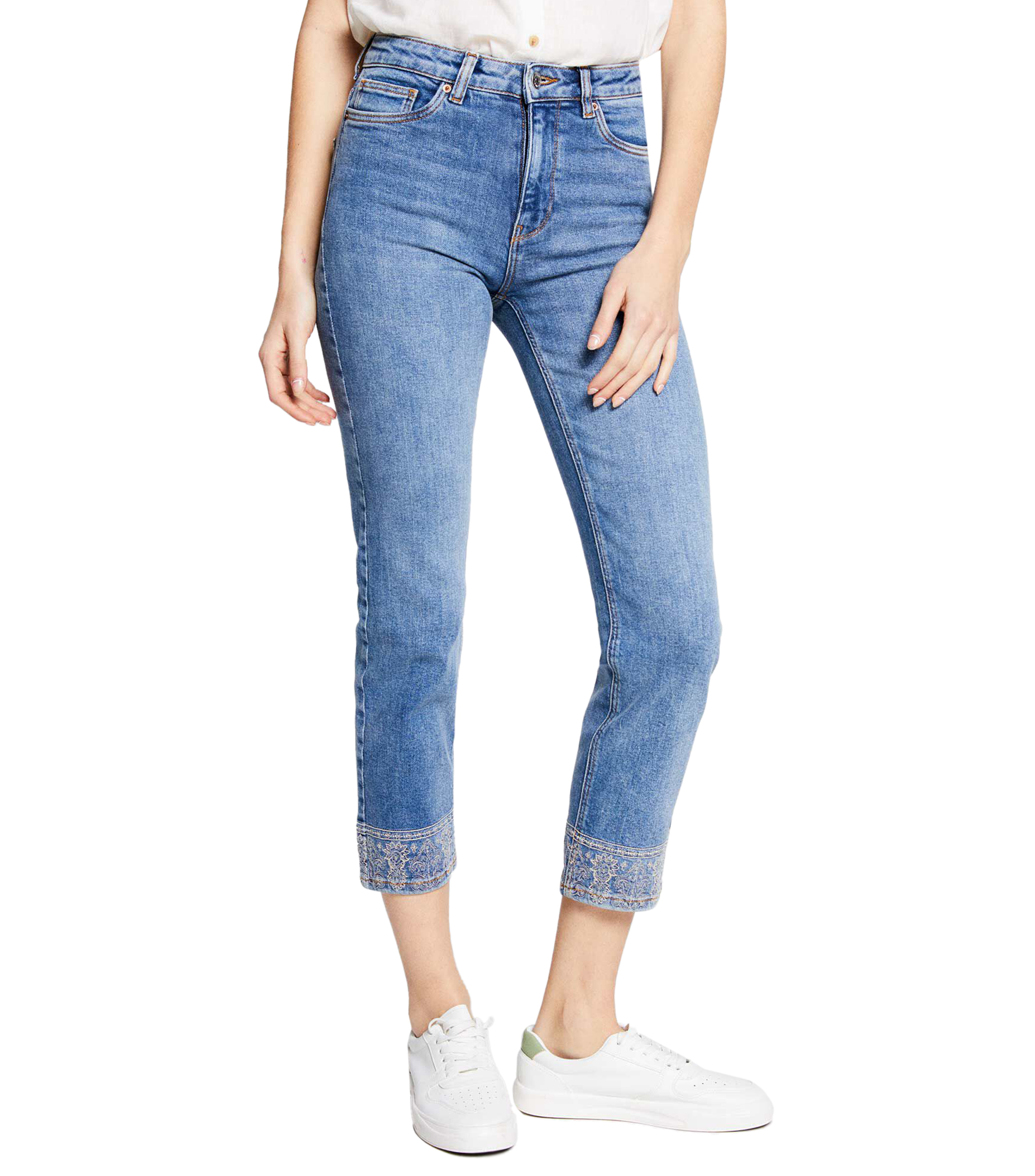 Springfield Jeans de corte Recto Mujer - El Palacio de Hierro