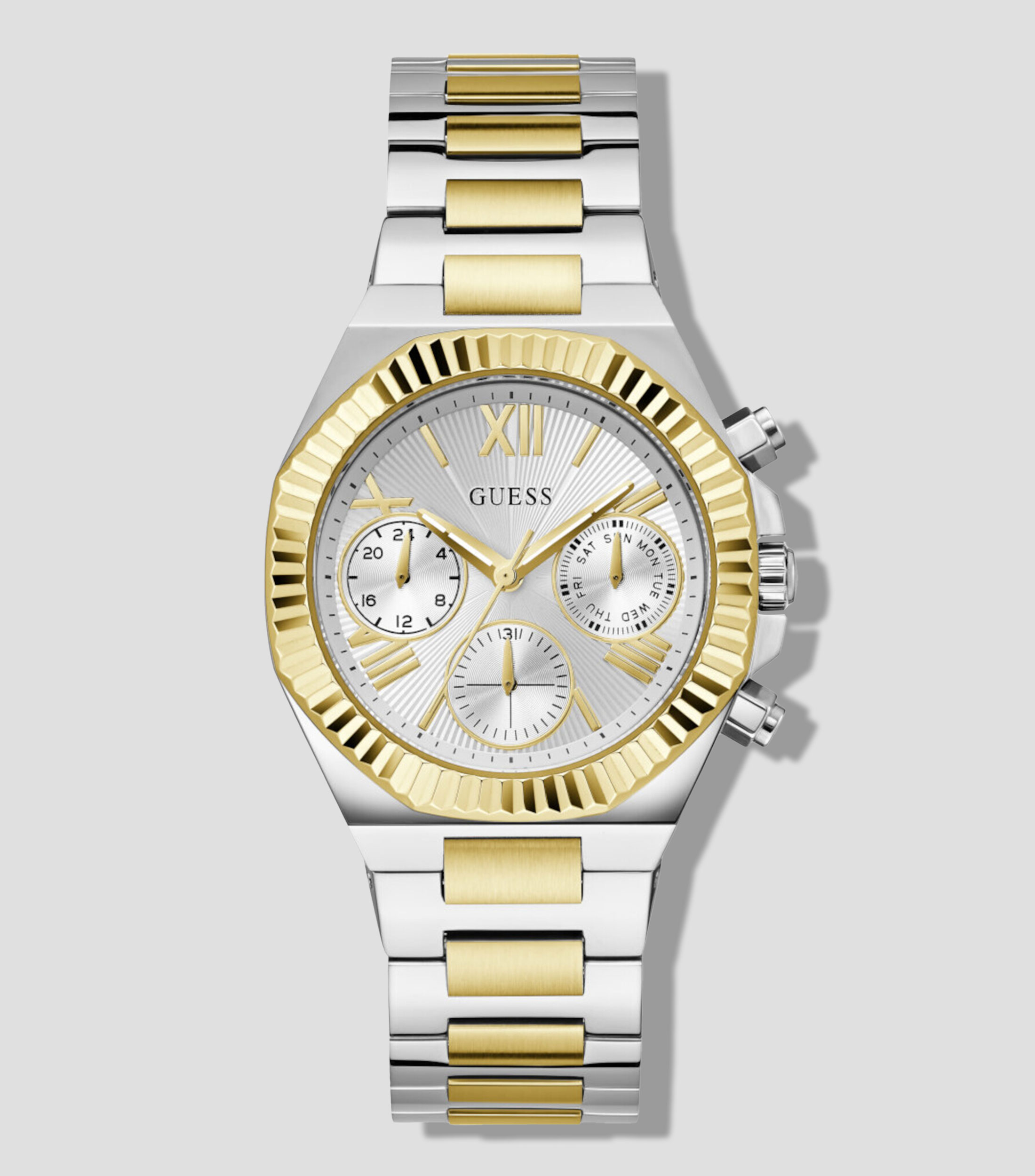 Guess: Reloj para Mujer Equality Casual Plateado | El Palacio de Hierro