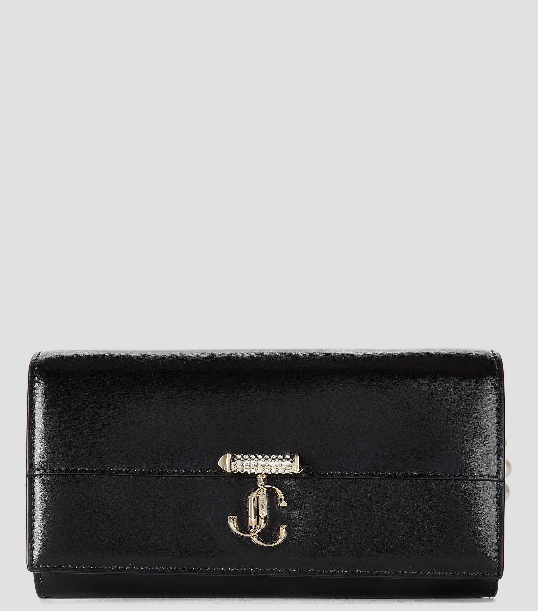 Jimmy Choo: Cartera en piel Varenne con logo Mujer | El Palacio de Hierro