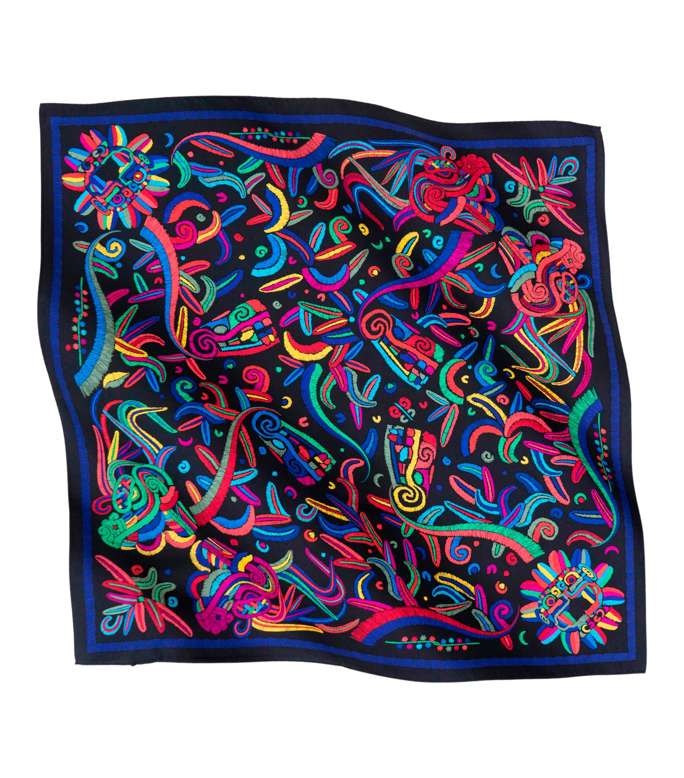 Pineda Covalin: Mascada multicolor Quetzalcóatl Mujer | El Palacio de ...