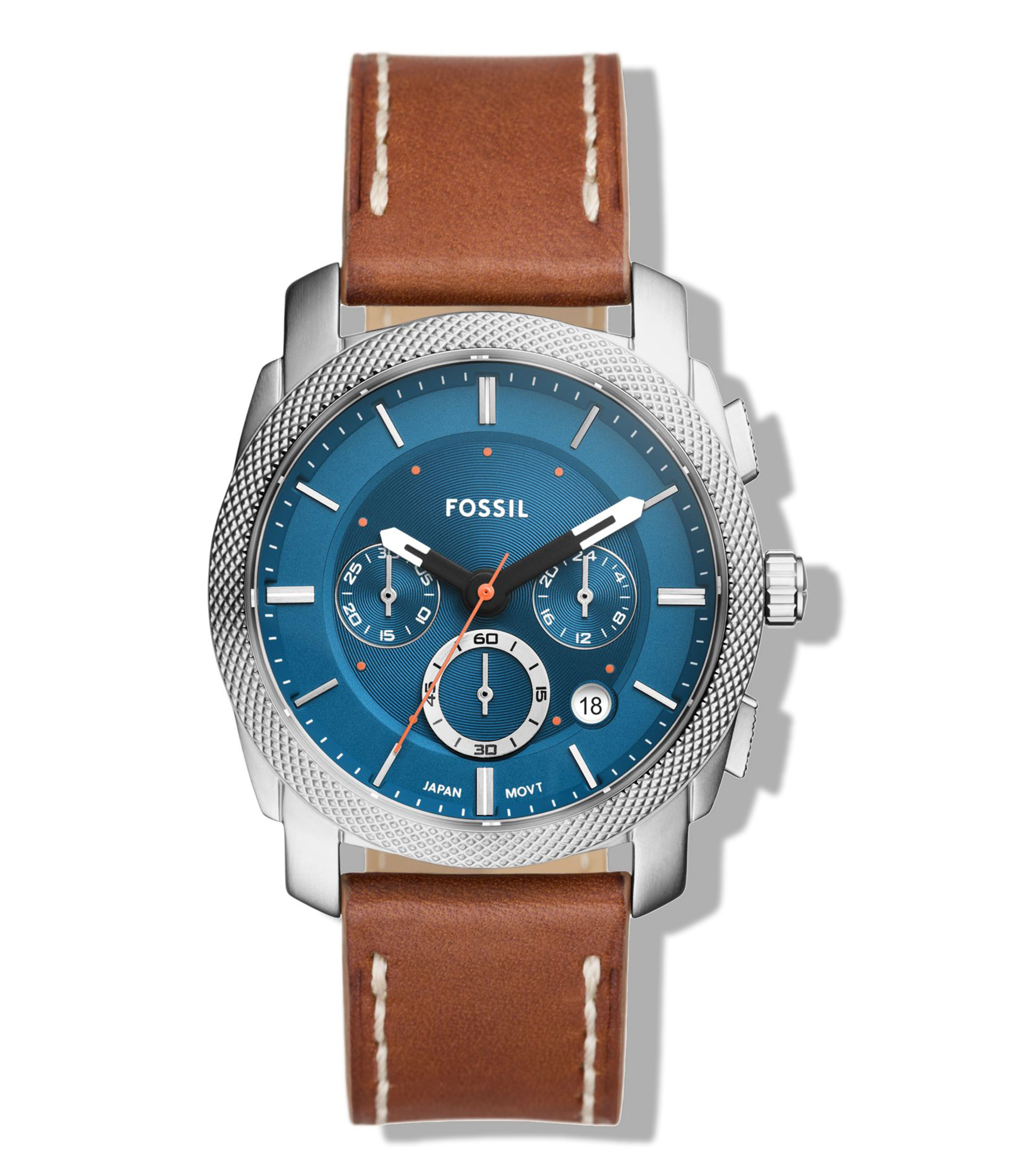 Fossil: Reloj para Hombre casual Machine plateado, azul | El Palacio de ...