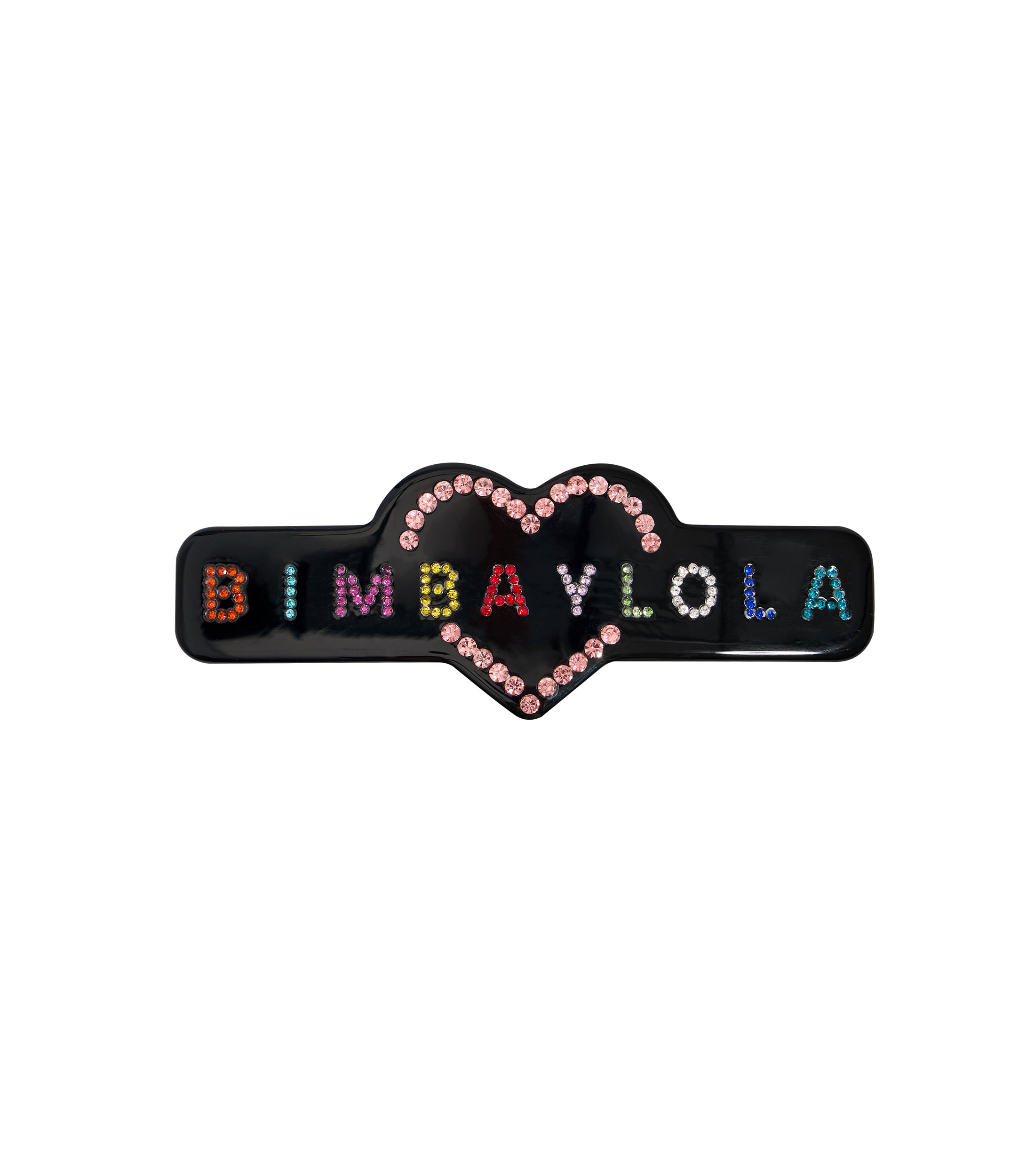 Bimba y Lola Broche para el cabello en resina con logotipo negro Mujer ...