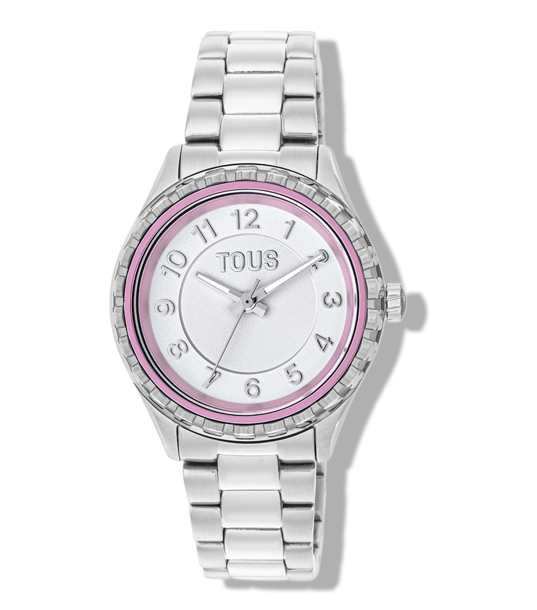 Tous Reloj Tous para mujer Mini T-Bear casual plateado, lila; Es un ...