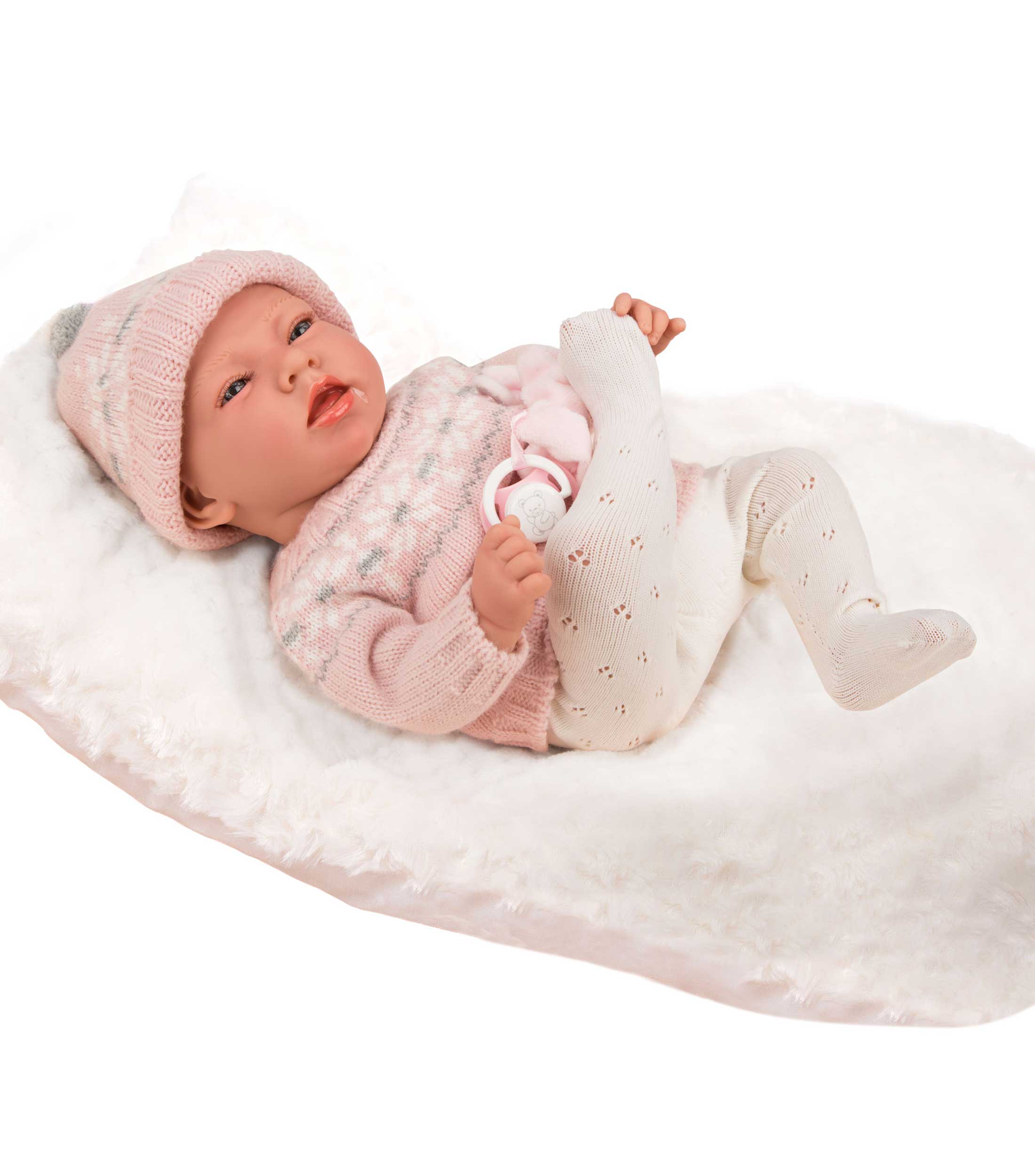 Arias Muñeca Reborn Dafne con Cojín - El Palacio de Hierro