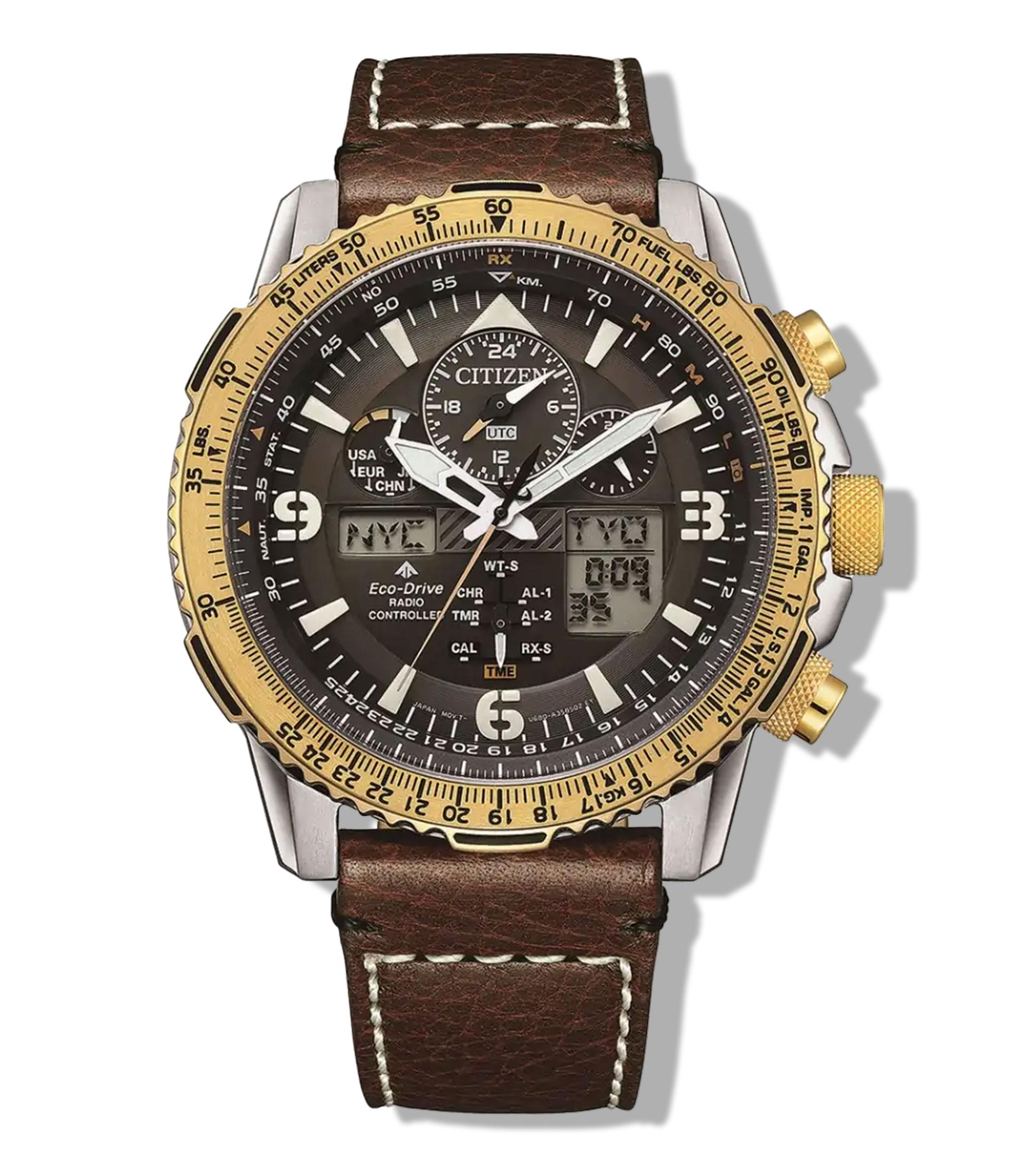 Citizen Reloj para Hombre Promaster Skyhawk A-T Casual Plata, Dorado ...