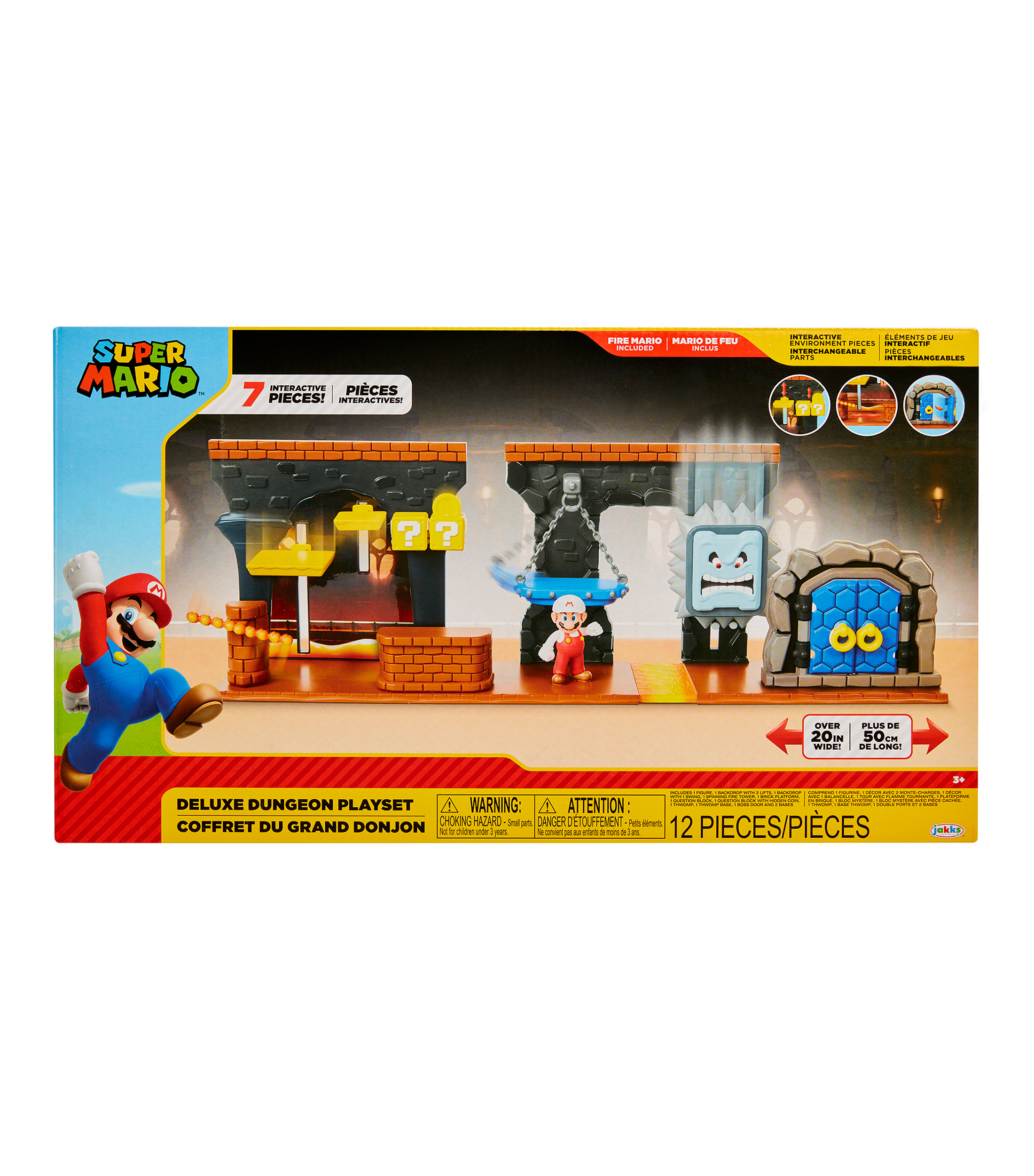 Nintendo Playset Super Mario- Deluxe Dungeon - El Palacio de Hierro