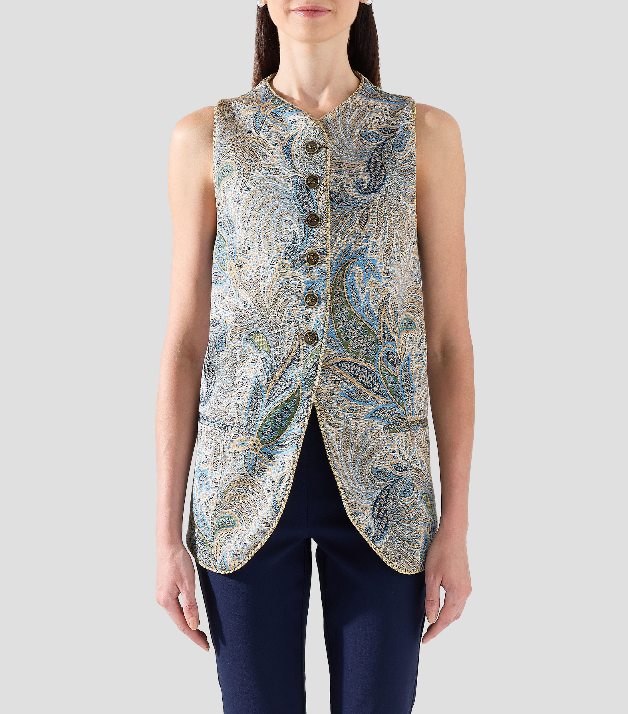 ETRO_6520_Etro Chaleco Vest Mujer |El Palacio de Hierro