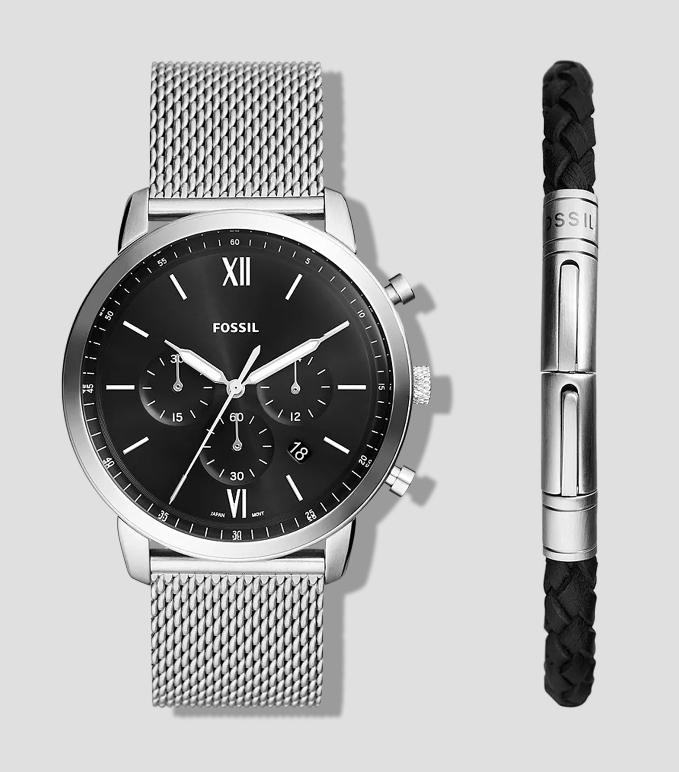 Fossil Reloj para Hombre Neutra Casual Plateado - El Palacio de Hierro