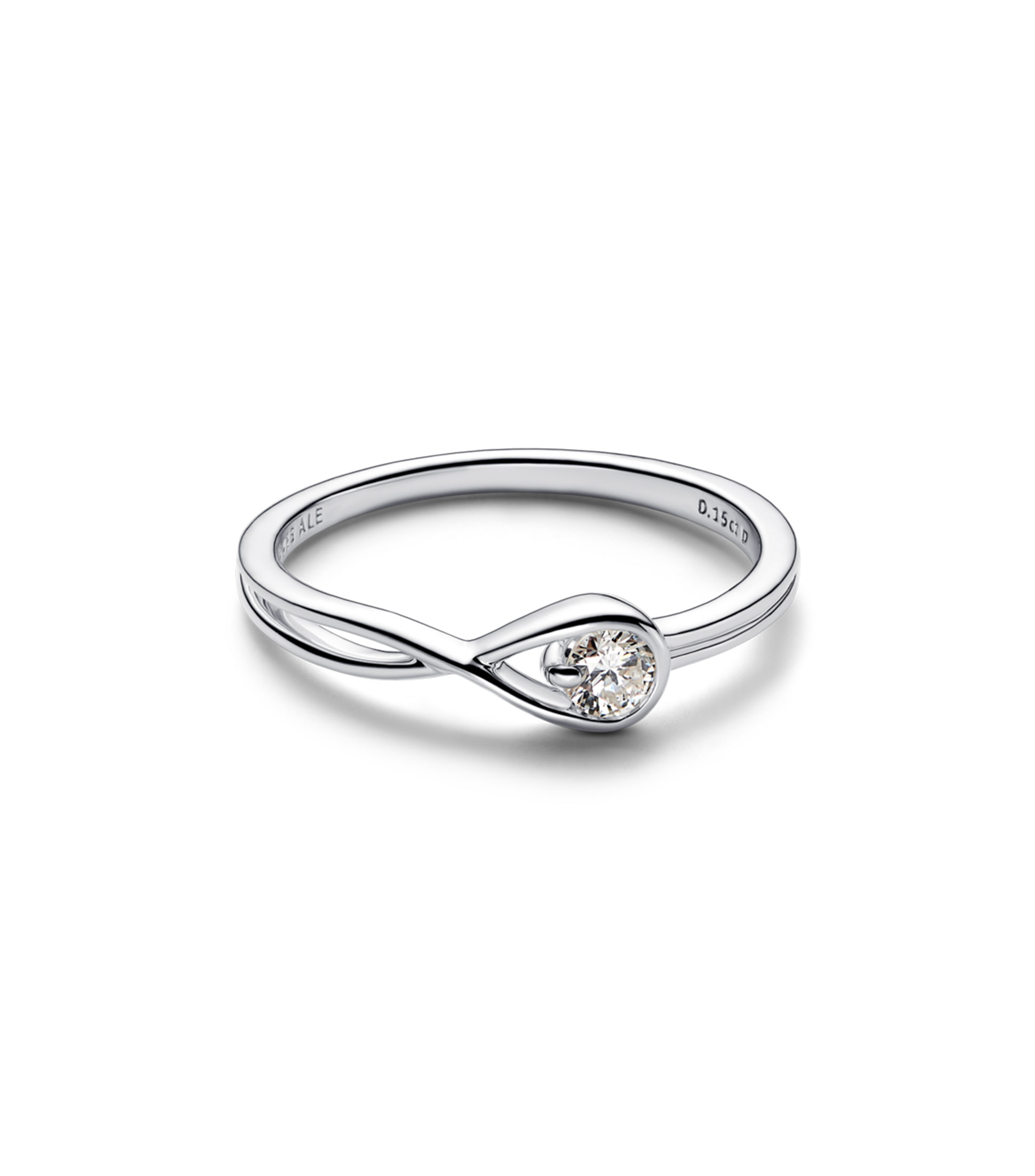 Pandora Anillo en plata .925 y diamante Mujer - El Palacio de Hierro