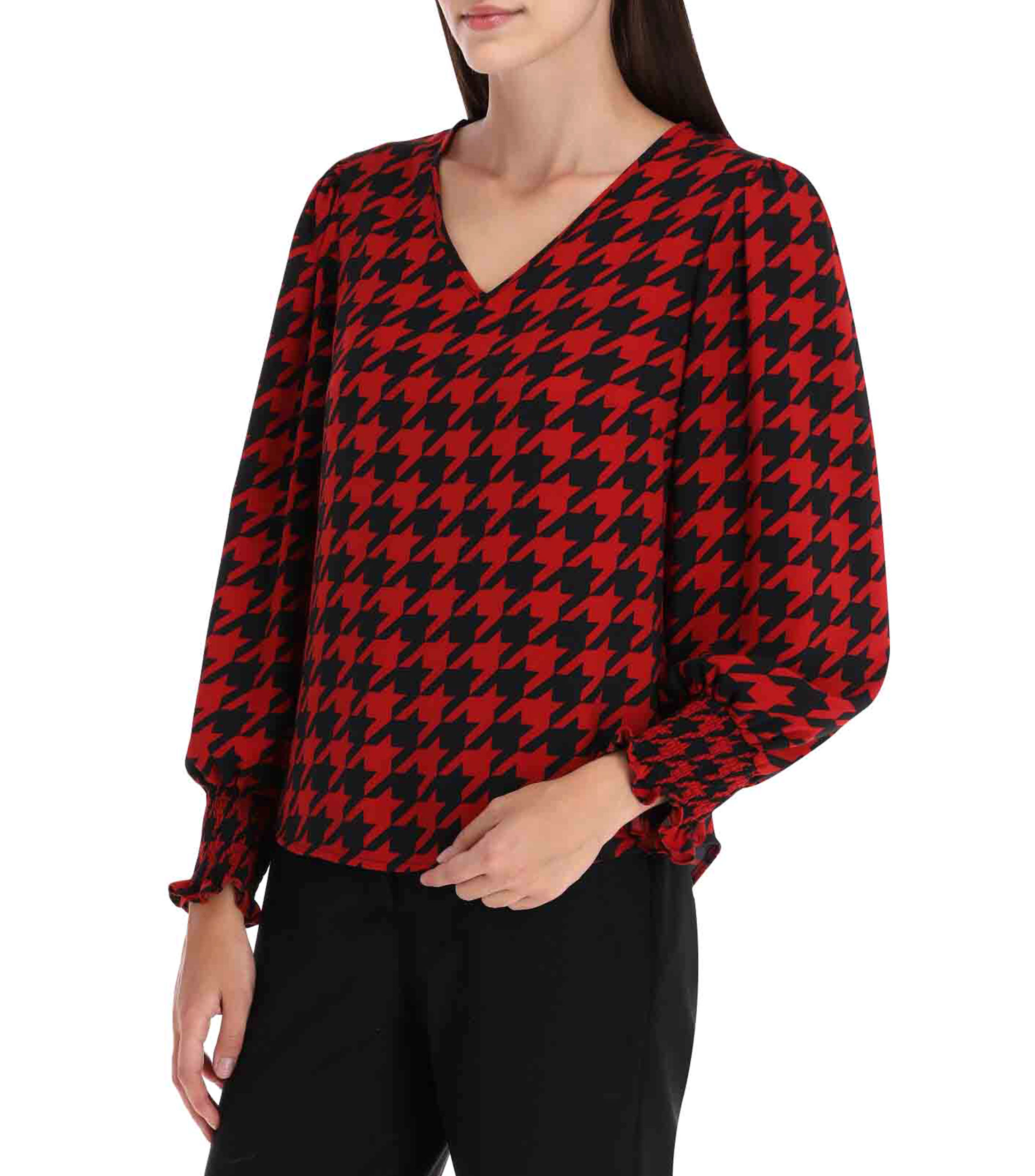Charme Blusa con estampado manga larga Línea Petite Mujer - El Palacio ...