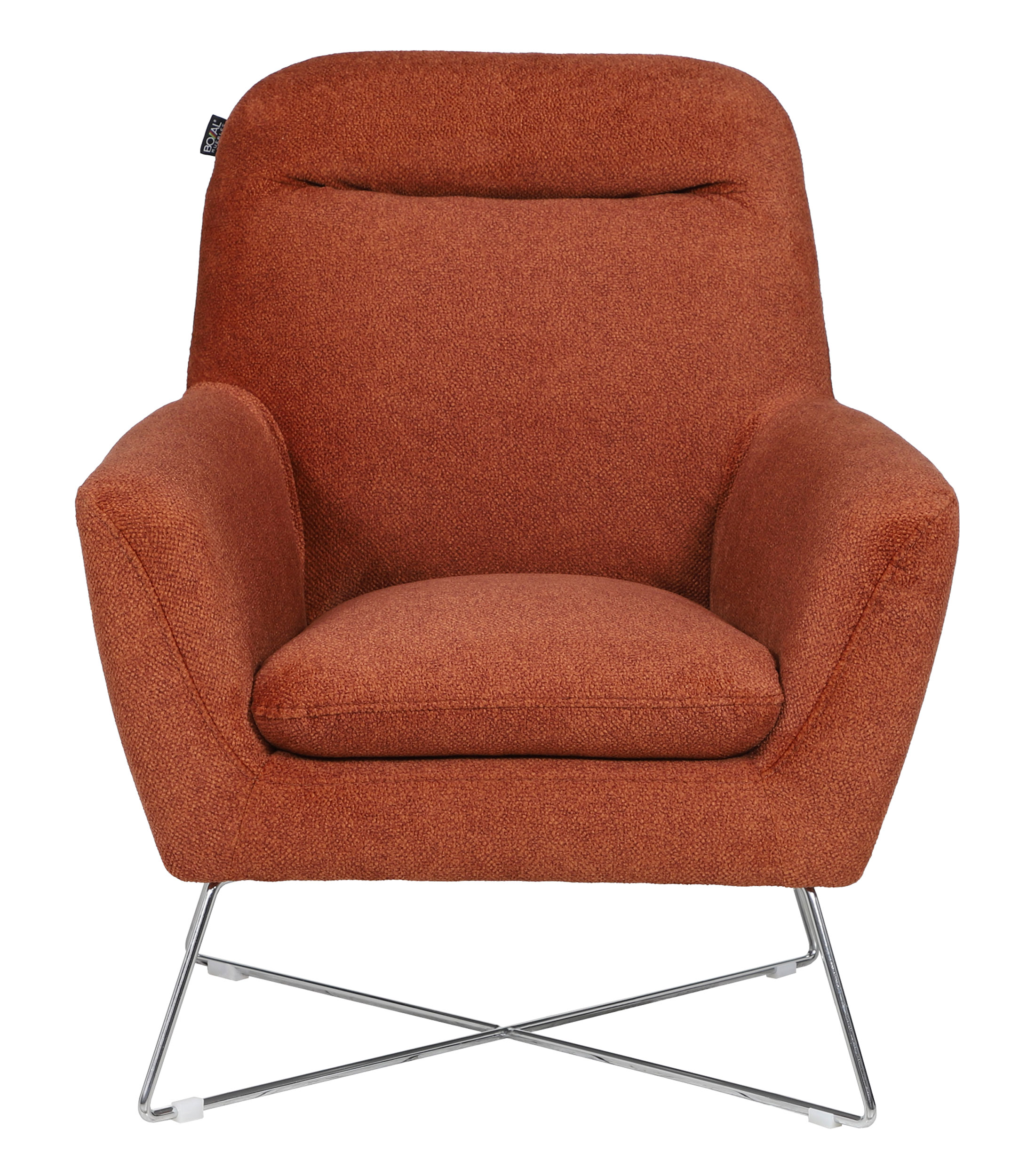 Boal Upper: Sillón Biagio en tela terracota | El Palacio de Hierro