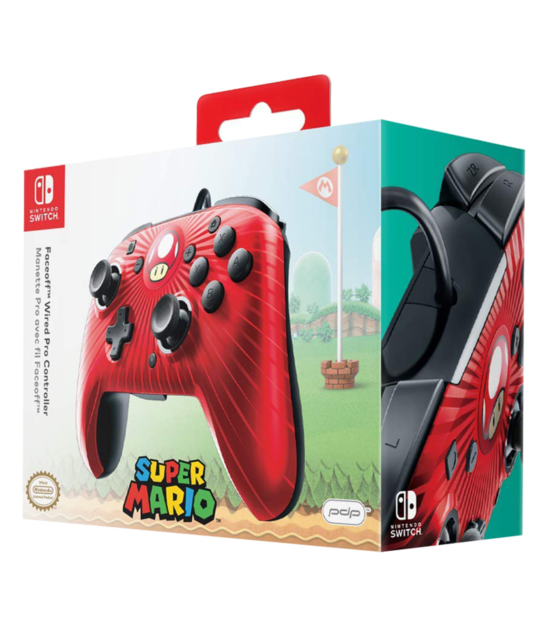 Nintendo Control Alámbrico Nintendo Switch Faceoff Wired Pro Controller ...