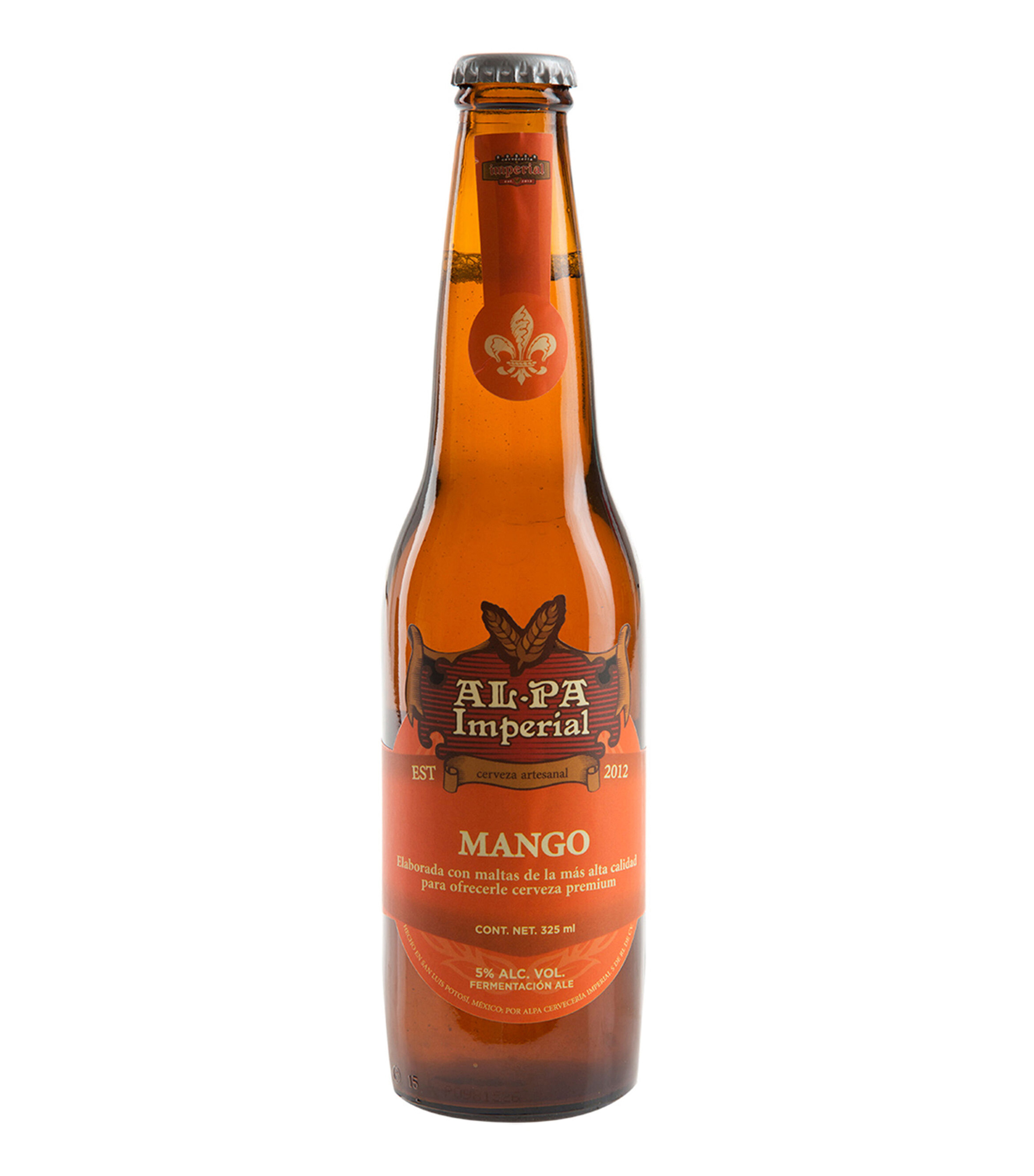 Alpa Cervecería Cerveza Artesanal Alpa Imperial Mango, 325 ml - El ...