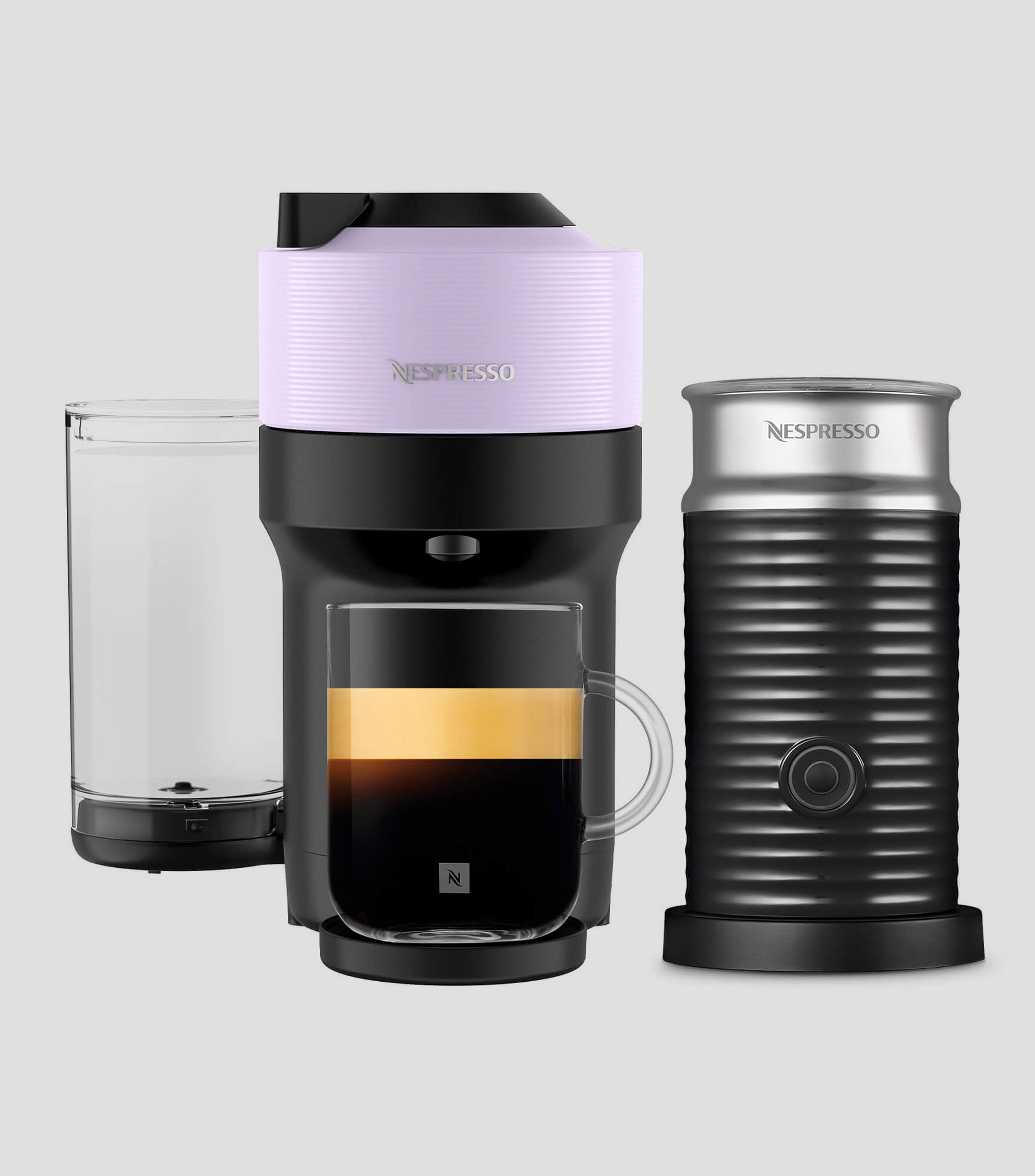 Nespresso Combo Cafetera Nespresso Vertuo Pop Lilac + Aeroccino 3 |El ...