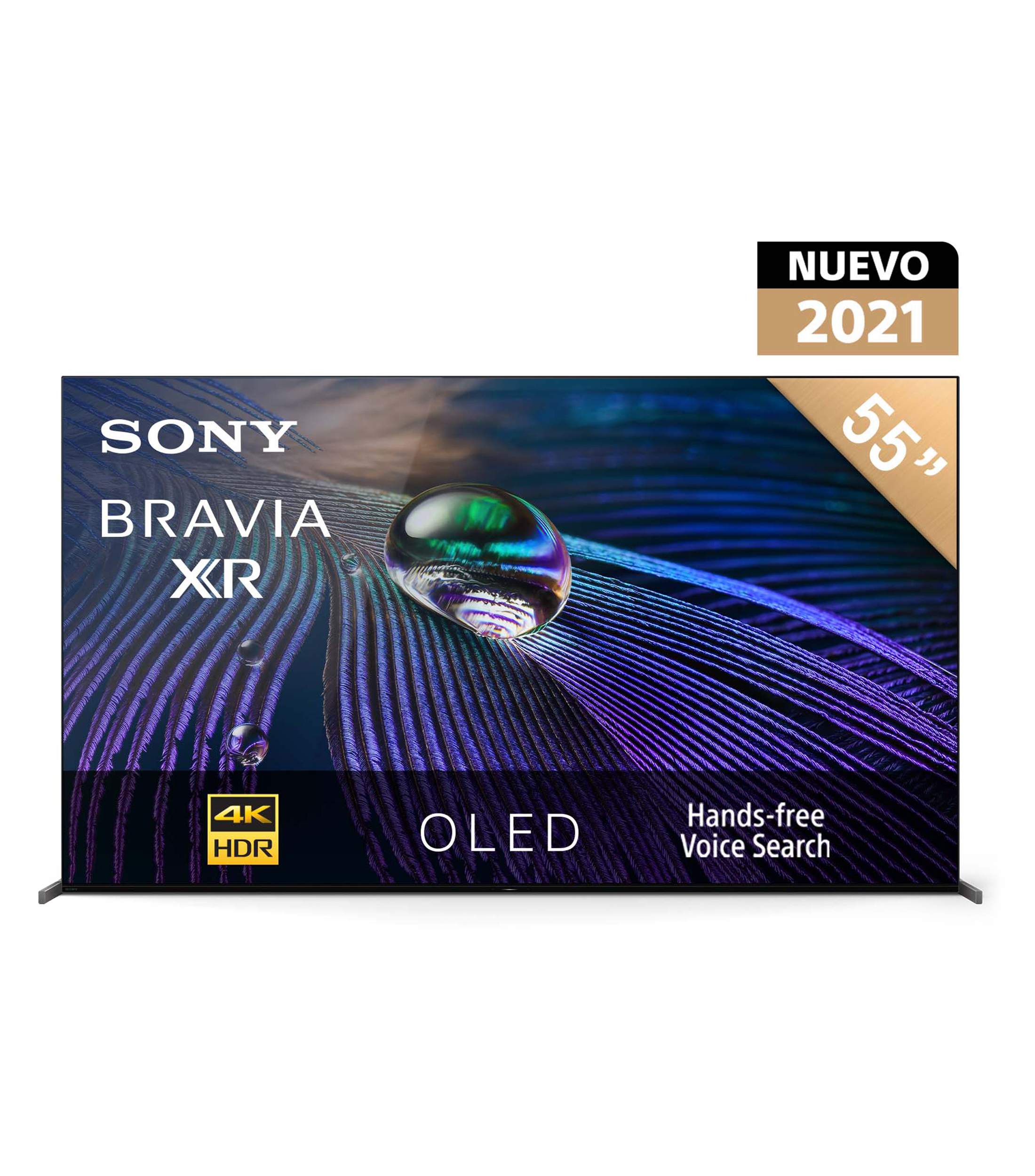 Sony Pantalla Sony 55" XR-55A90J BRAVIA XR OLED 4K Ultra HD Smart ...