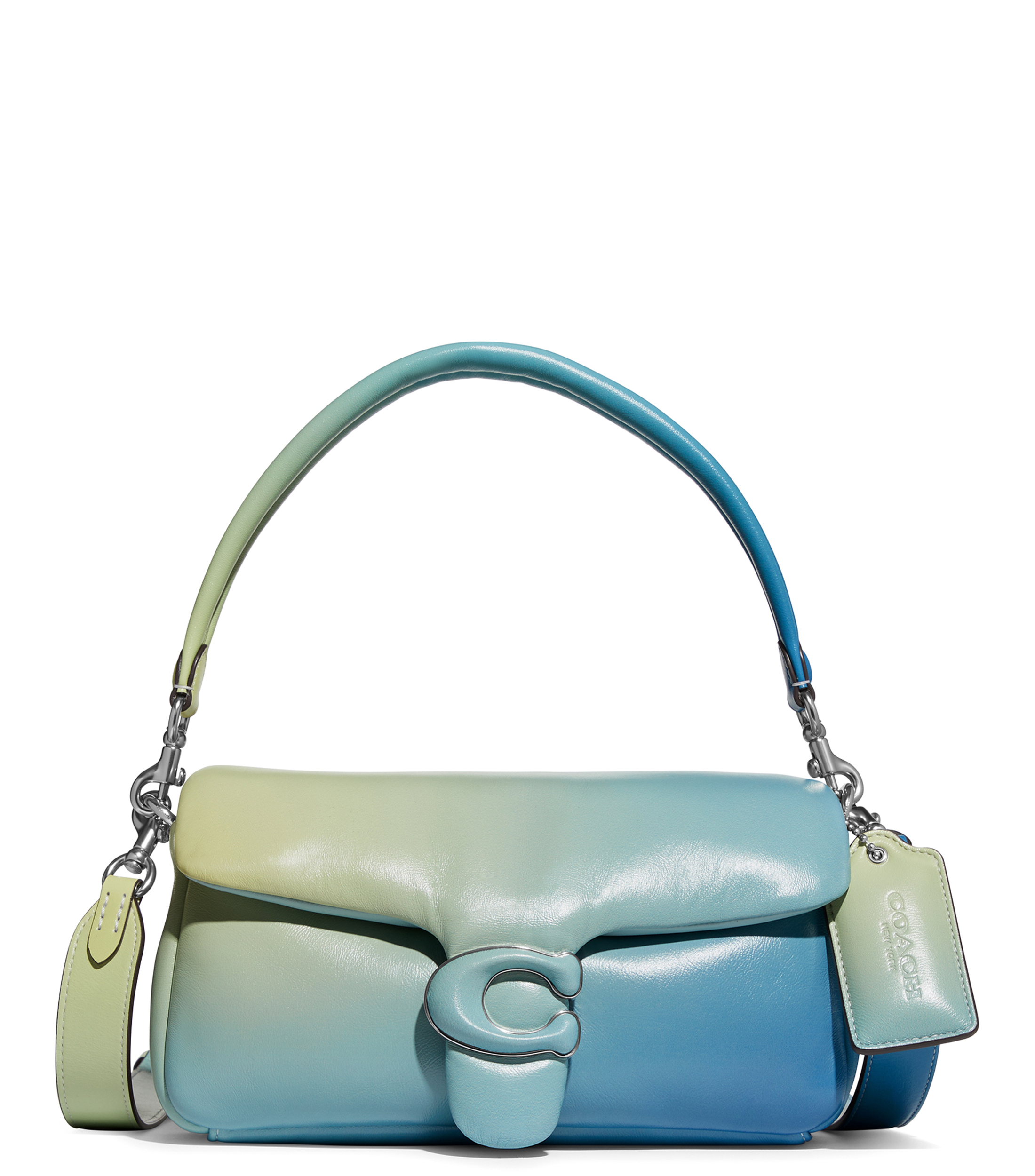 COACH Bolsa Shoulder azul en piel con degradado Mujer - El Palacio de ...
