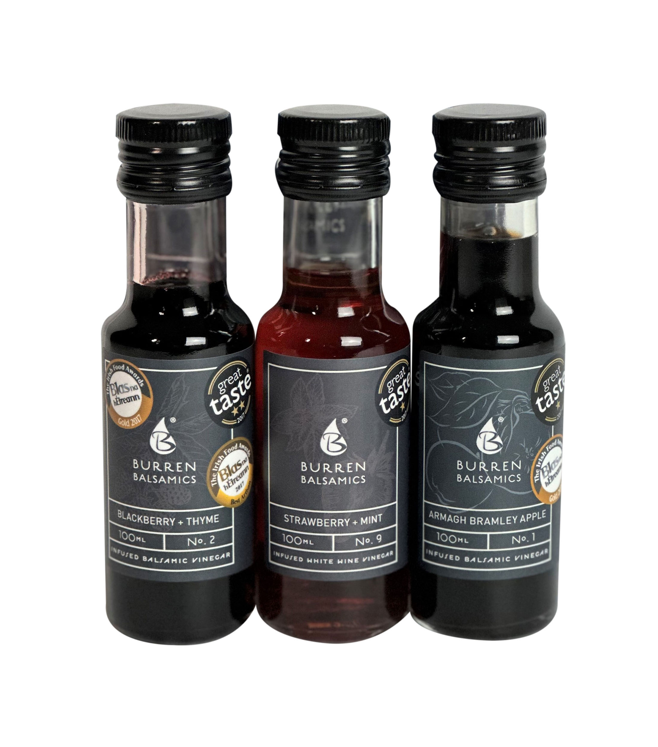 Burren Balsamics Vinagre Great Taste Trio - El Palacio de Hierro