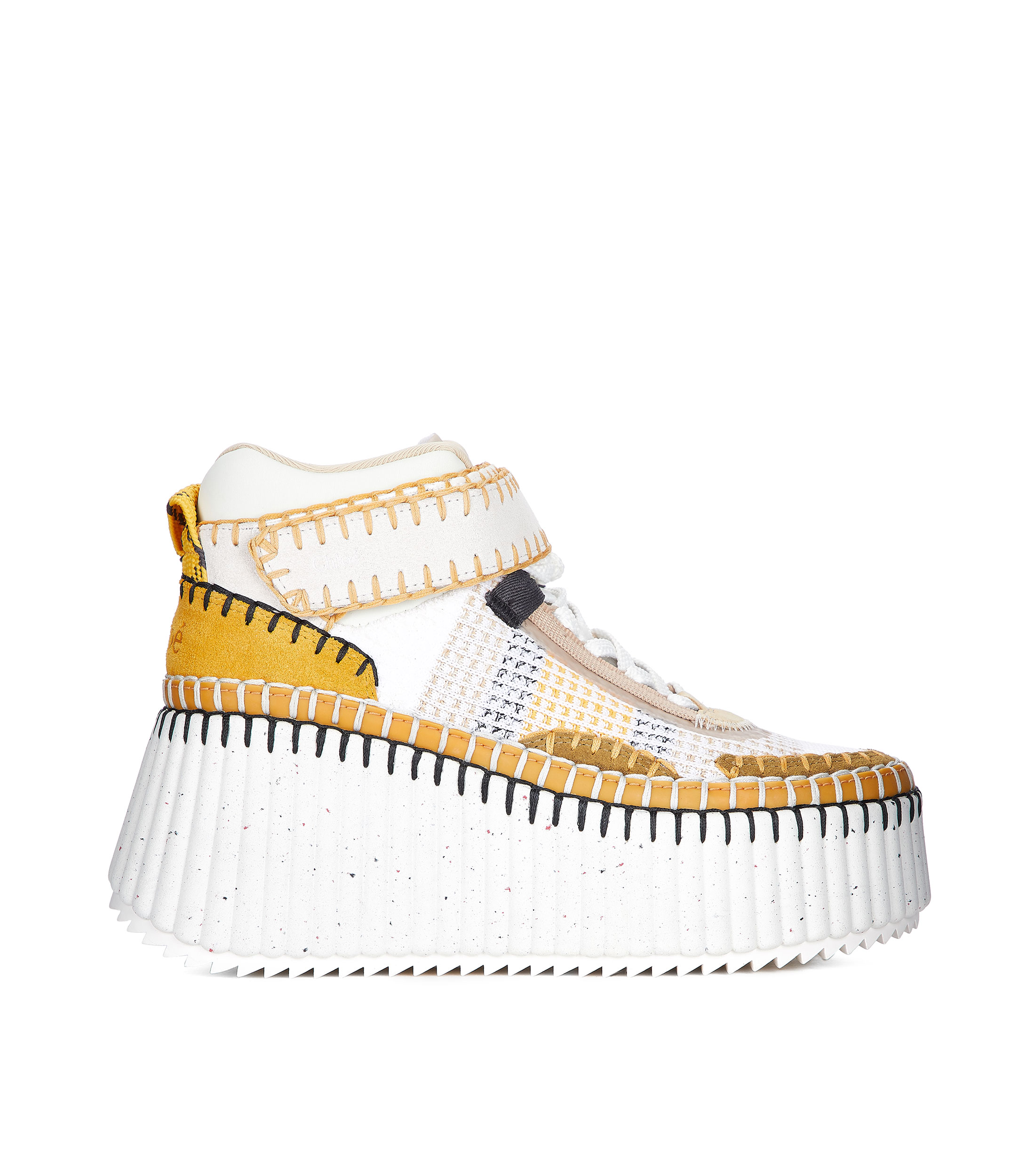 Chloé: Tenis casuales con tacón de cuña alto y plataforma Mujer | El ...