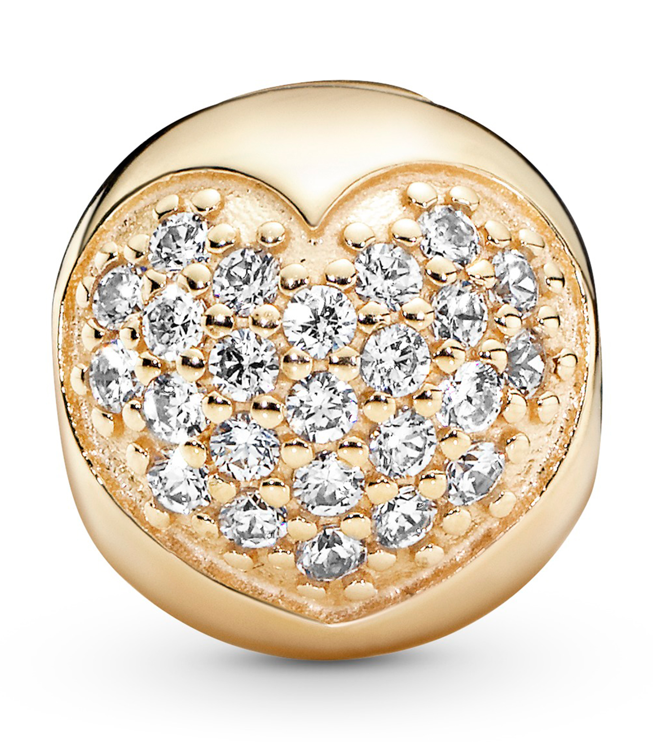 Pandora Charm en oro amarillo de 14 Kts con zirconias Mujer - El ...