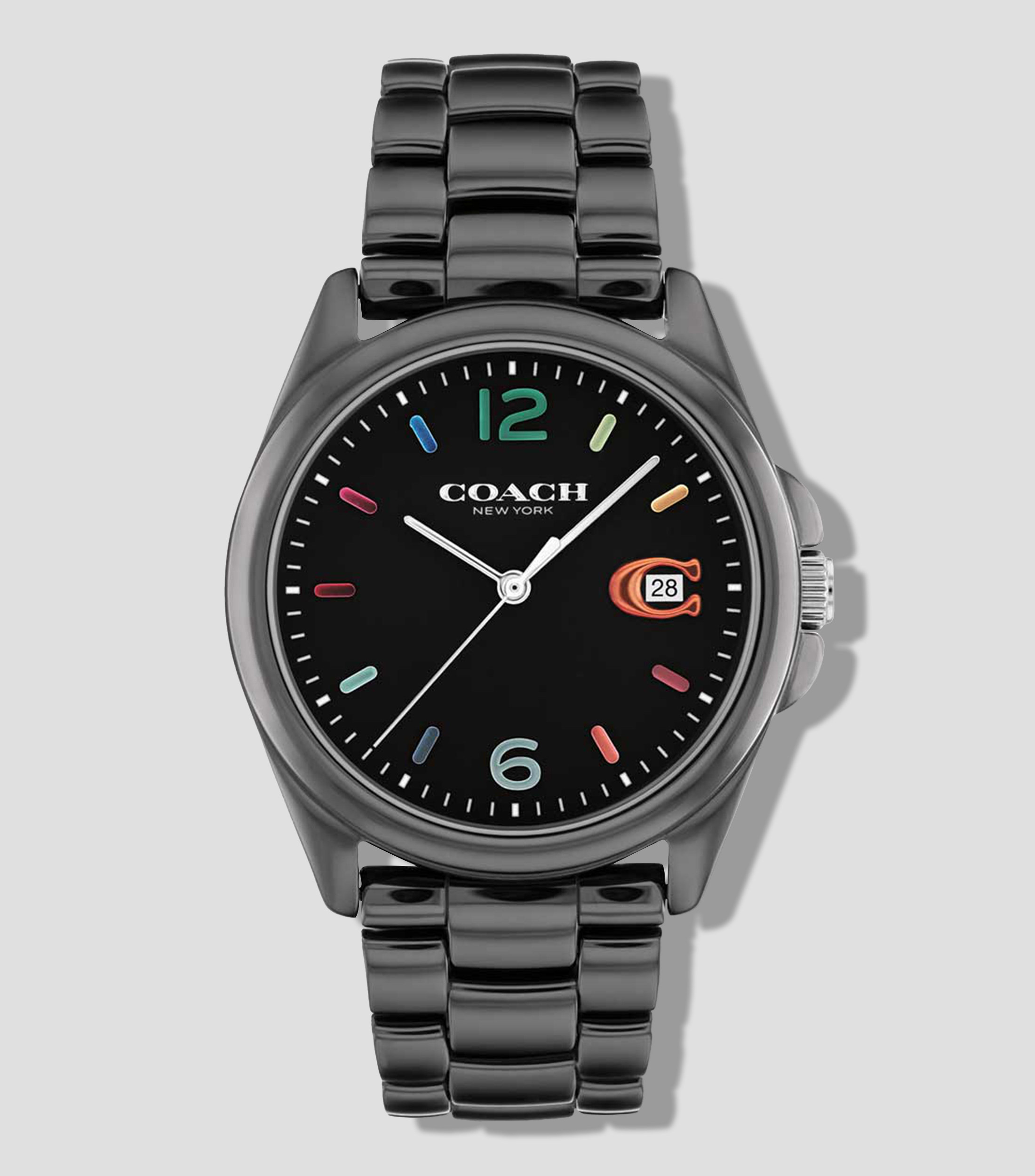 COACH Reloj para Mujer Greyson casual, negro - El Palacio de Hierro