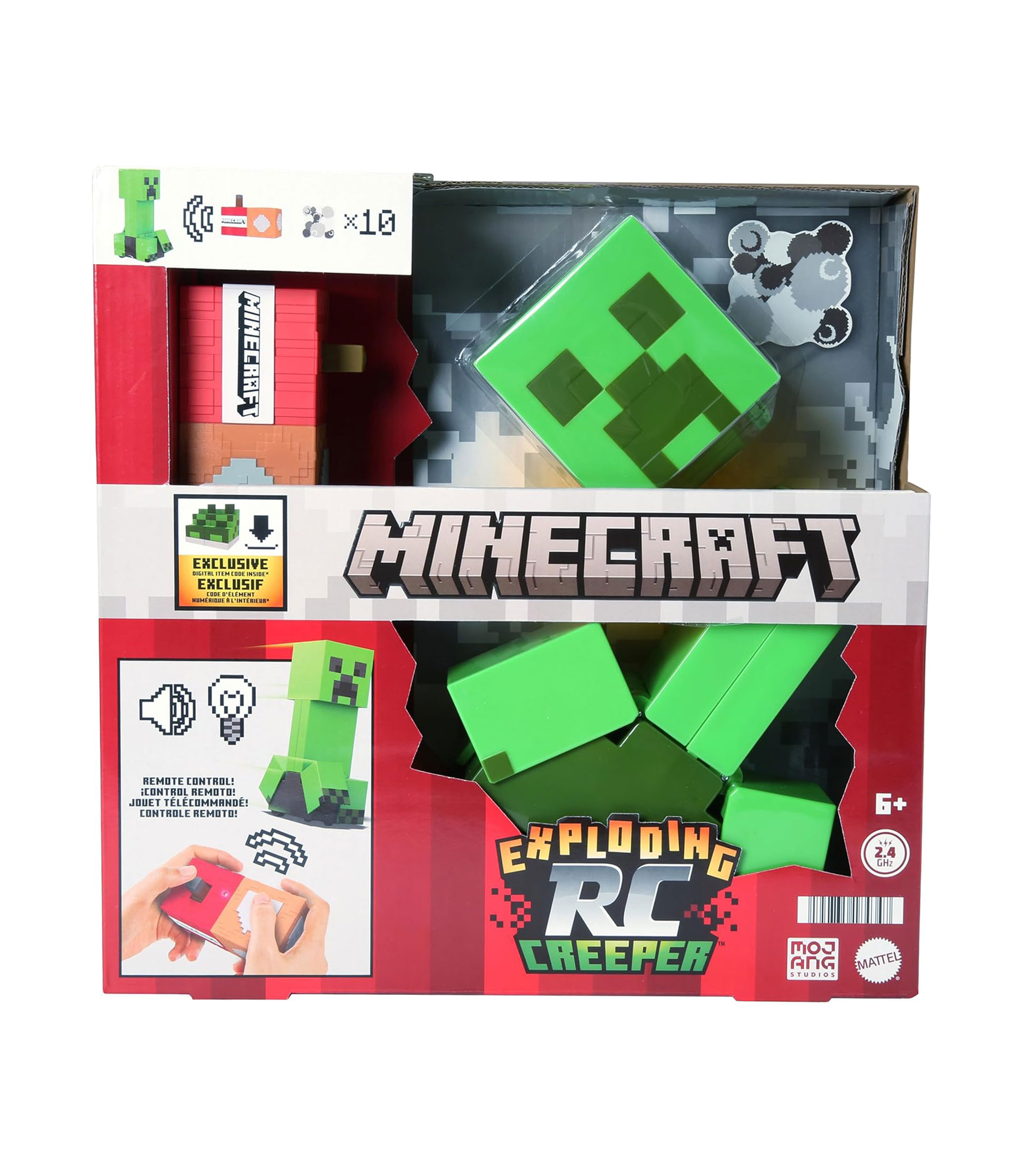 Mattel: Figura de Acción Minecraft - Exploding RC Creeper | El Palacio ...