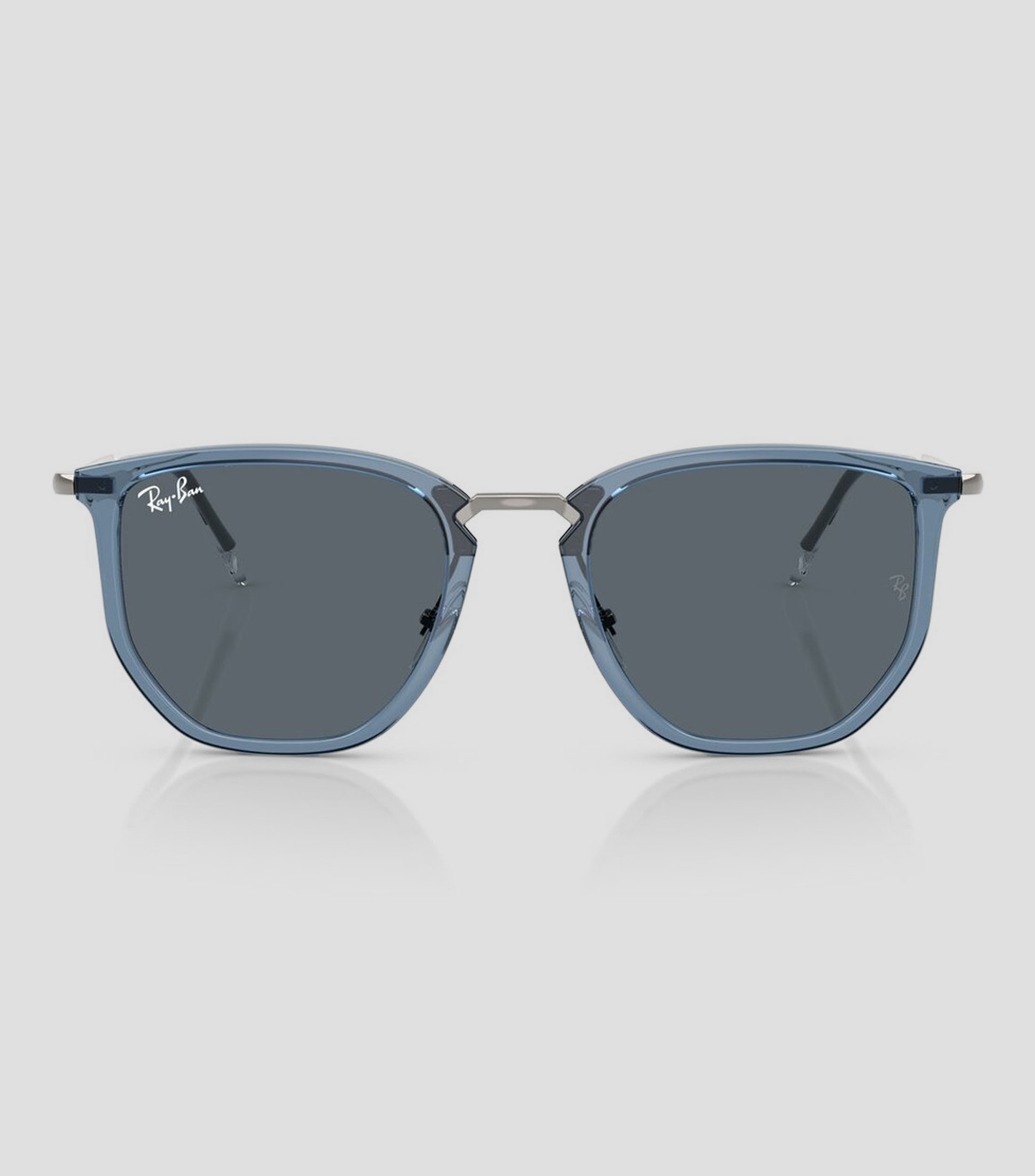 RAY BAN_1760_Ray-Ban Lentes de sol rectangulares azules Unisex |El ...