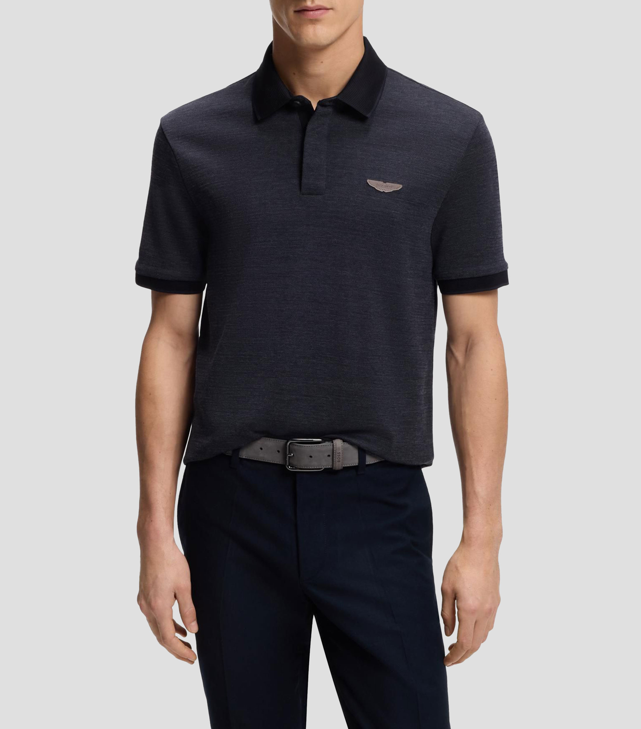 Hugo Boss Polo BOSS x ASTON MARTIN de piqué de algodón y seda Hombre ...