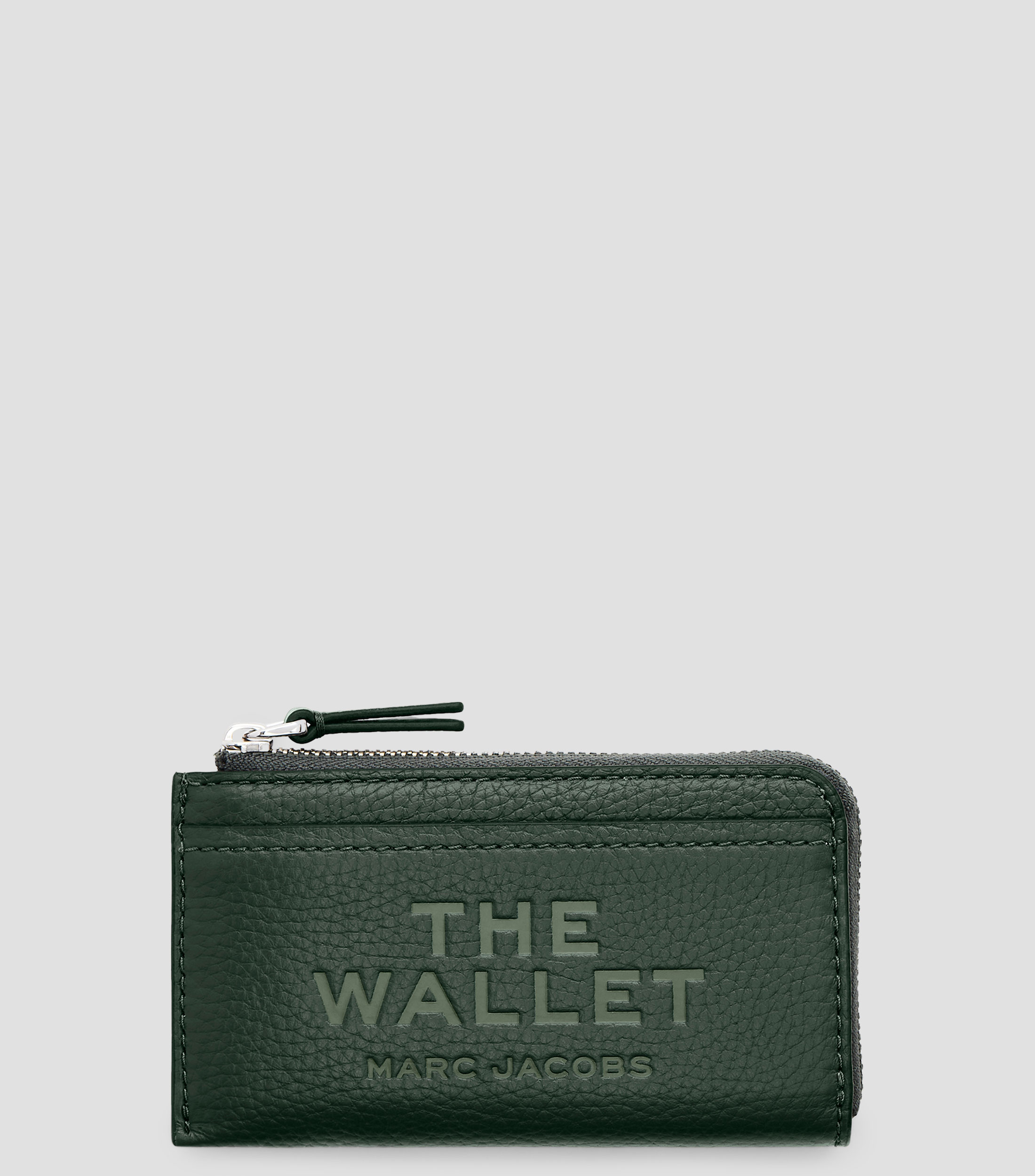 Marc Jacobs Cartera verde en piel The Leather granulada Mujer |El ...