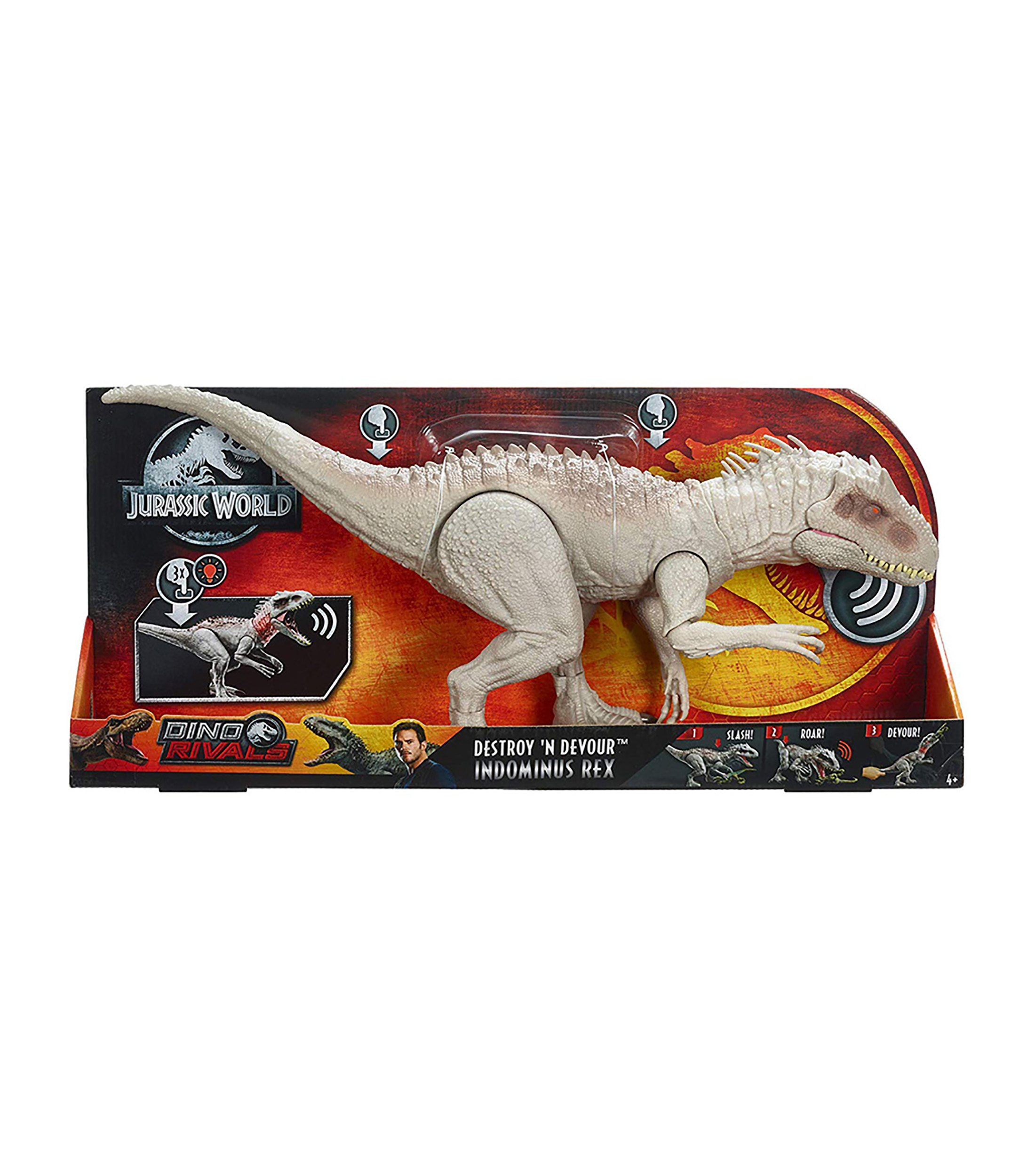 Mattel Jurassic World Destory 'N Devour Indominus Rex - El Palacio de ...