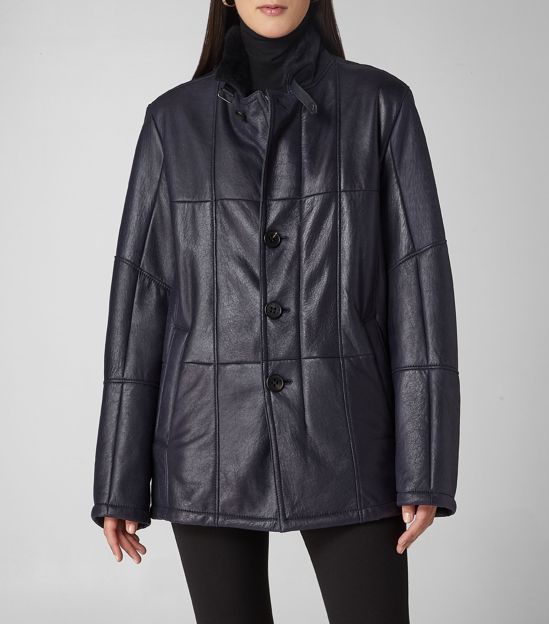 Hanson: Abrigo tres cuartos con cierre y botones Mujer | El Palacio de ...