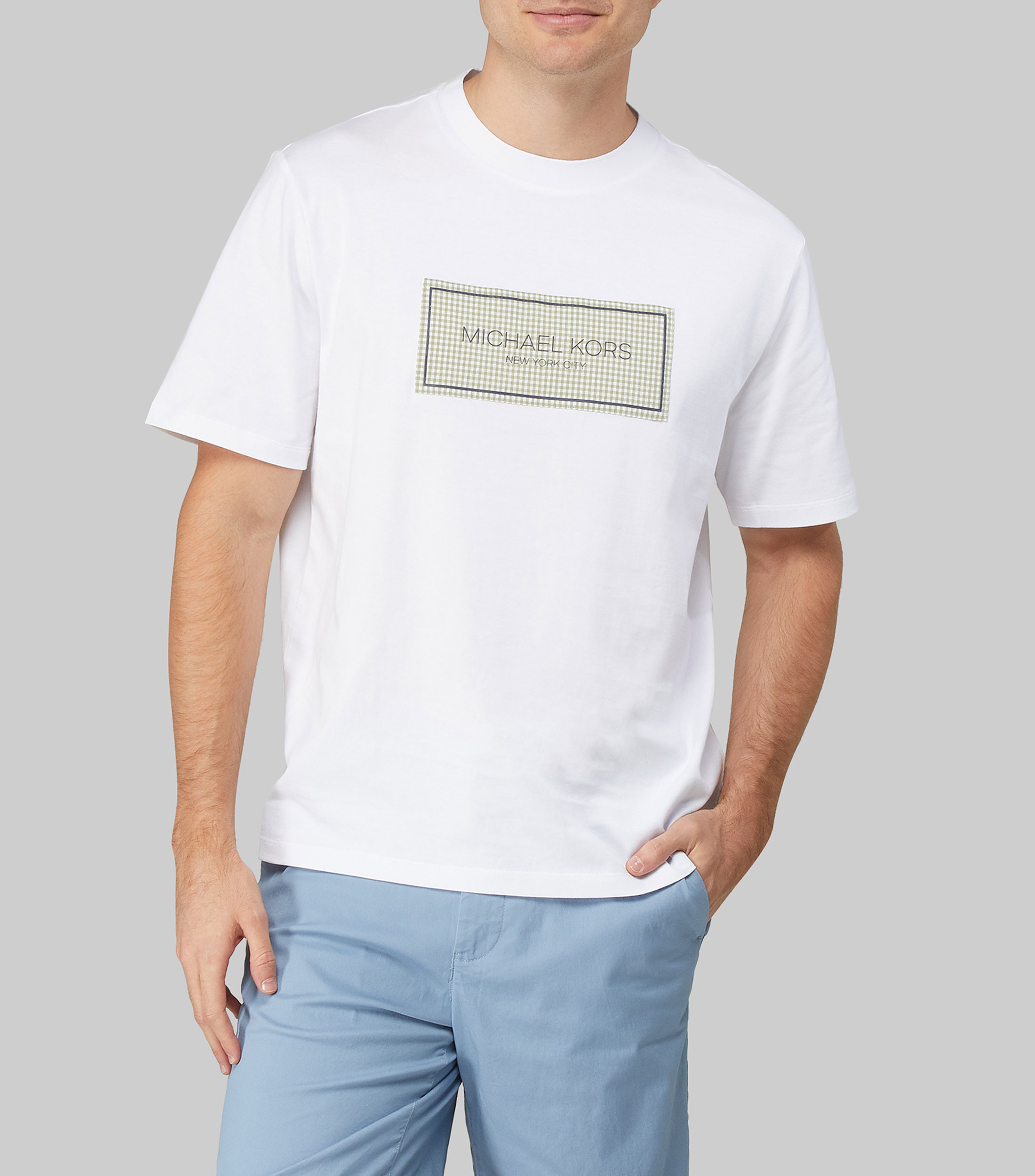 Michael Kors: Playera Cuello Redondo Manga Corta Hombre | El Palacio de Hierro