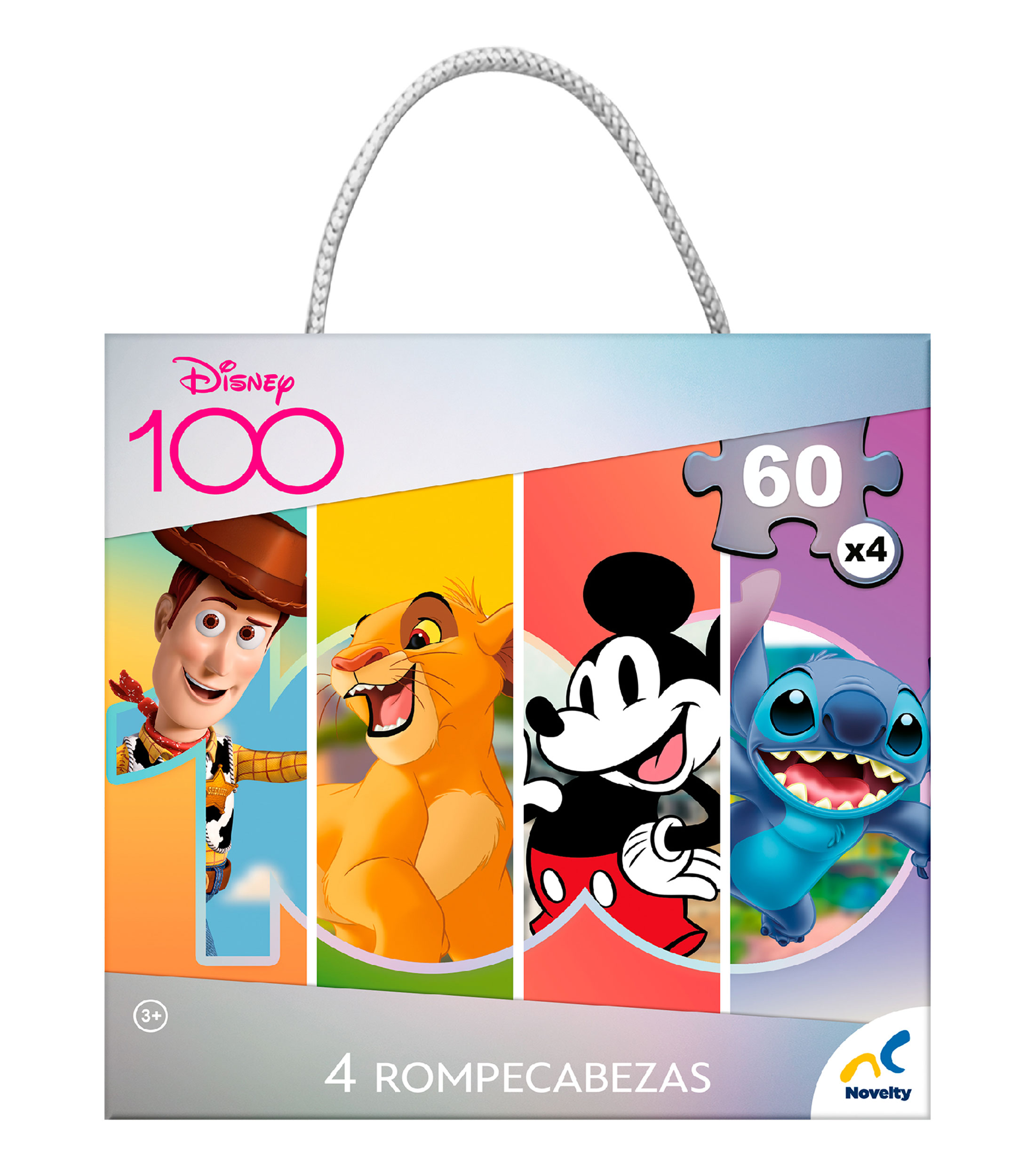 Novelty: Rompecabezas 4 En 1 D100 Pixar | El Palacio de Hierro