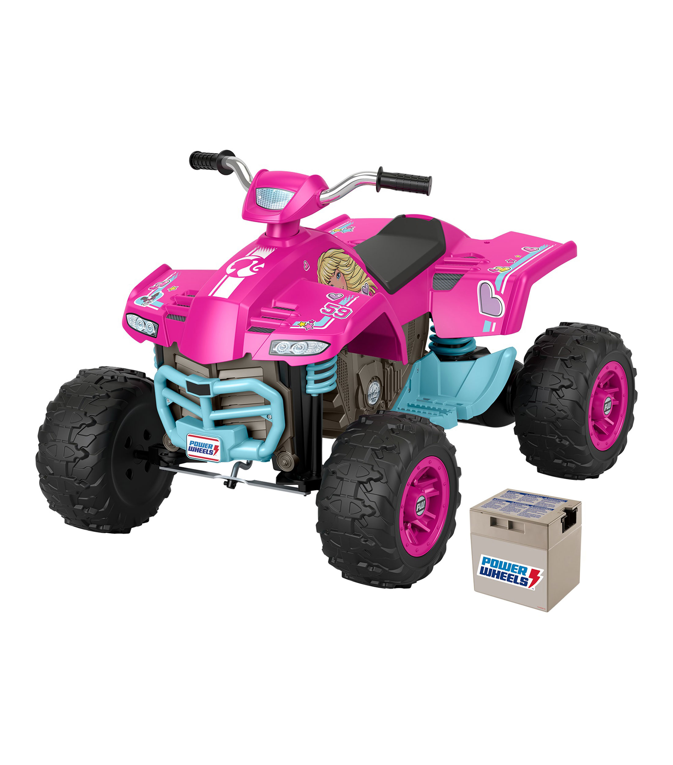 Power Wheels Vehículo montable Barbie ATV - El Palacio de Hierro