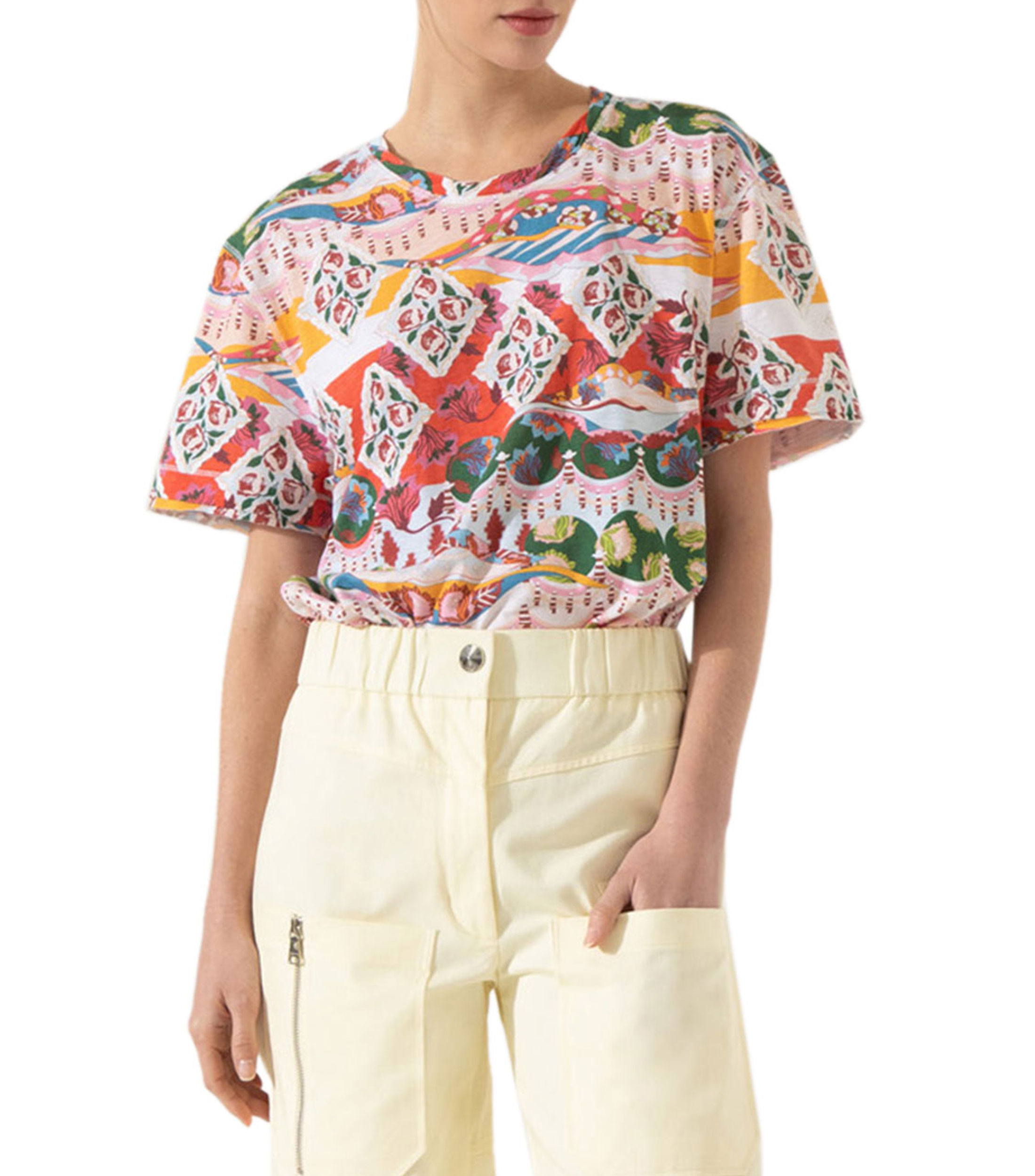 Jazmin Chebar: Remera Flower Kiss | El Palacio de Hierro