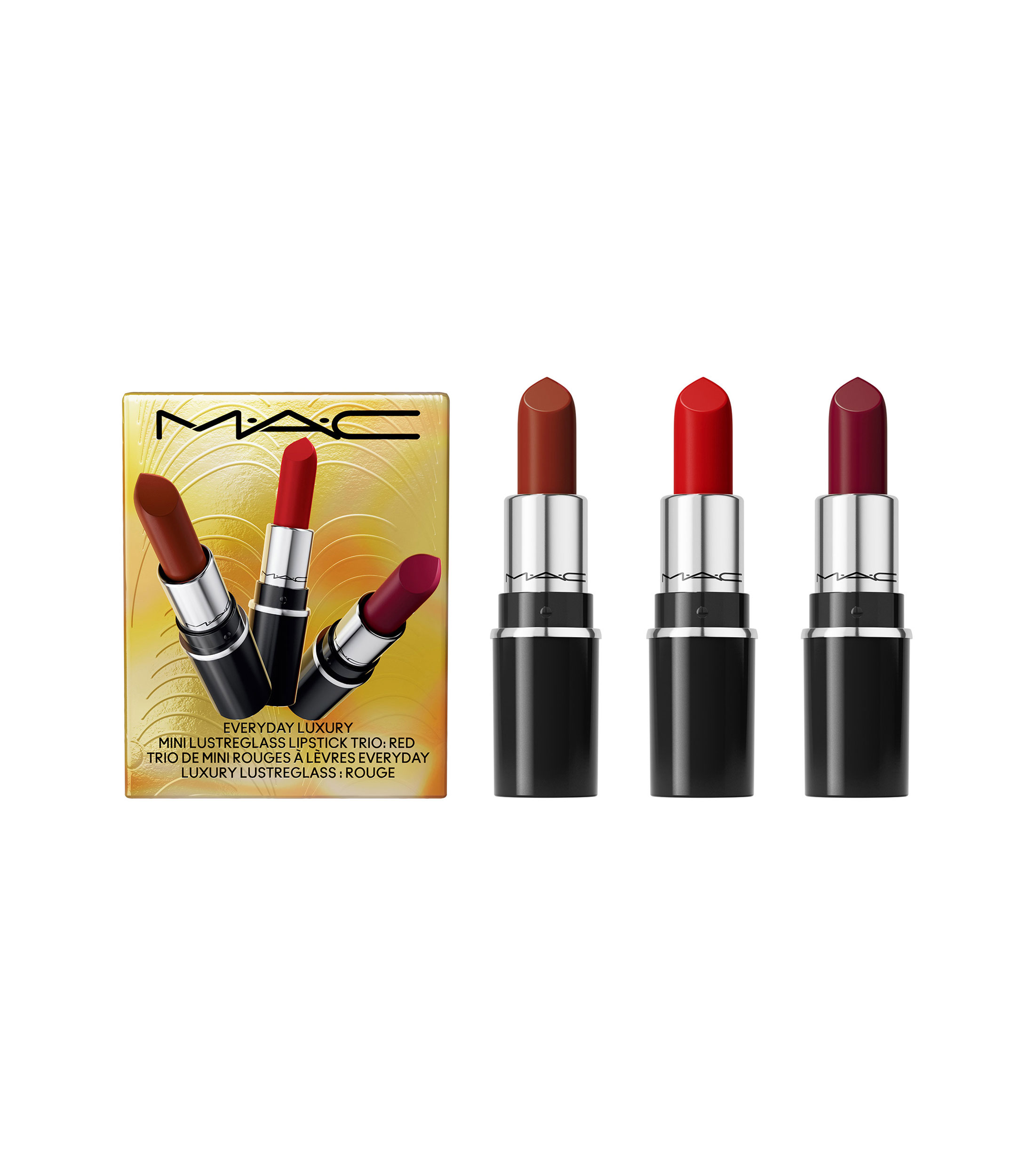 MAC: Set de labiales Everyday Luxury Mini Lustreglass Unisex | El ...