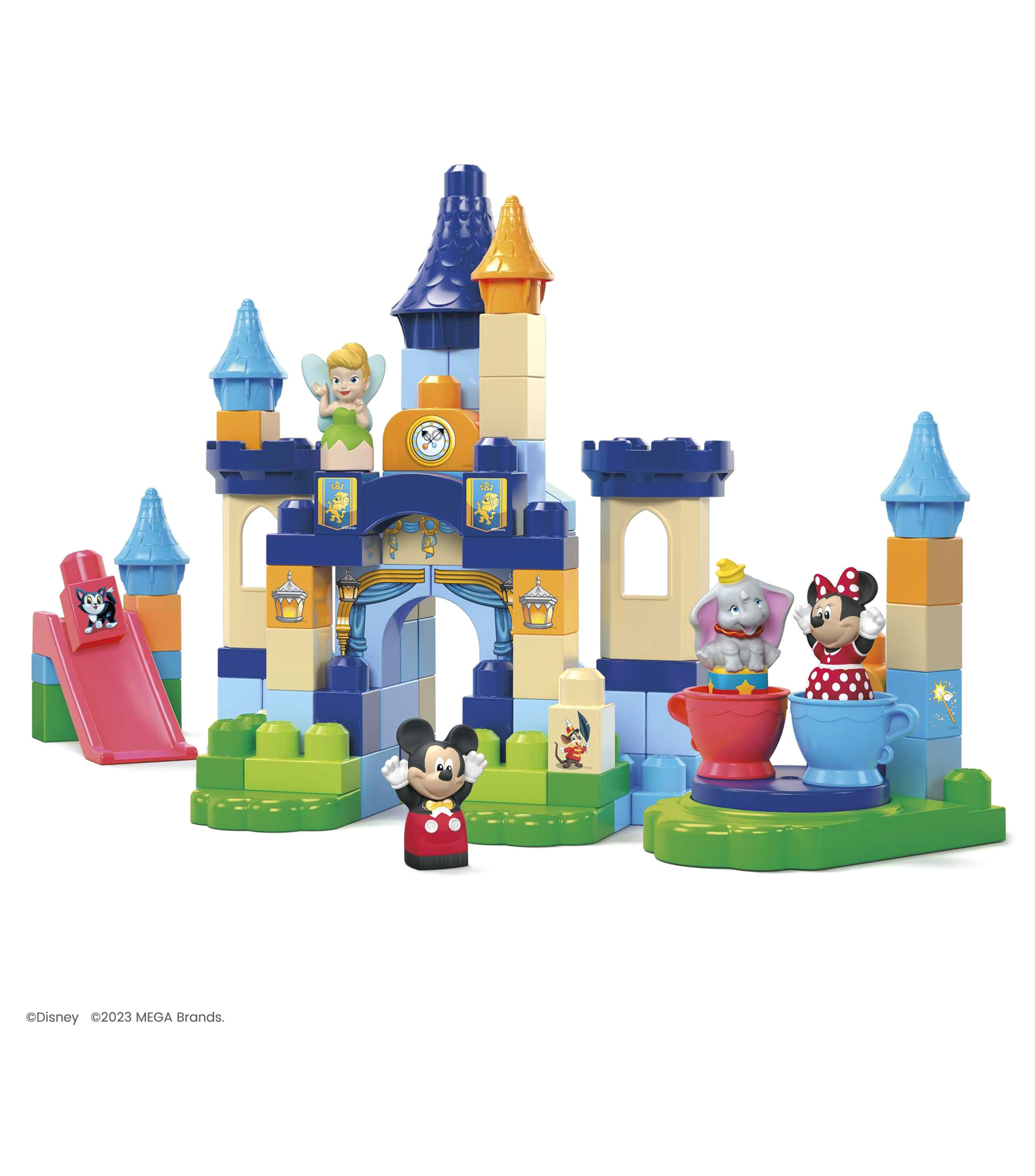 Mega Blocks: Mega Blocks Disney Construcción Castillo Mágico de Disney ...