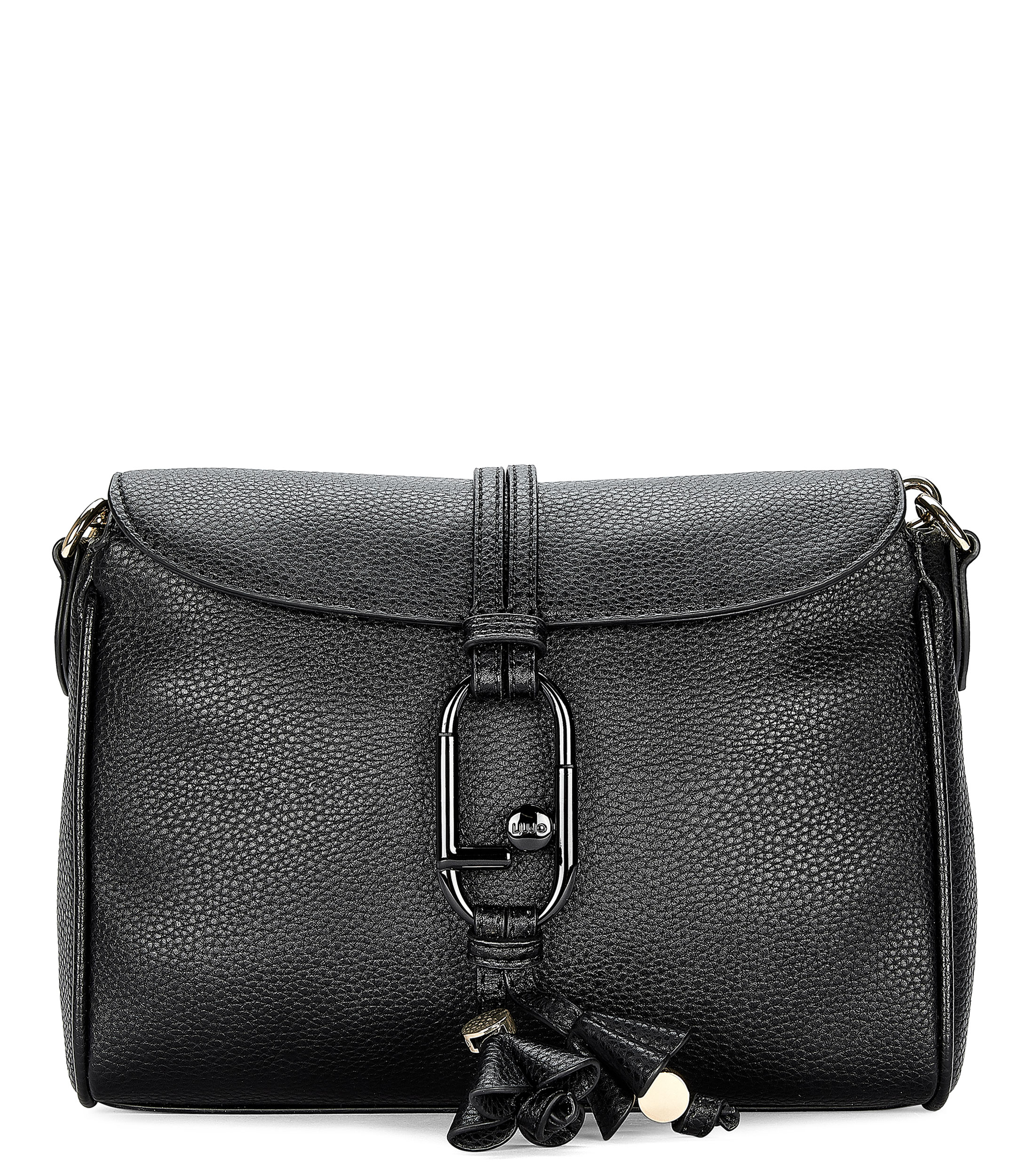 Liu Jo: Bolso crossbody negro granulado Mujer | El Palacio de Hierro