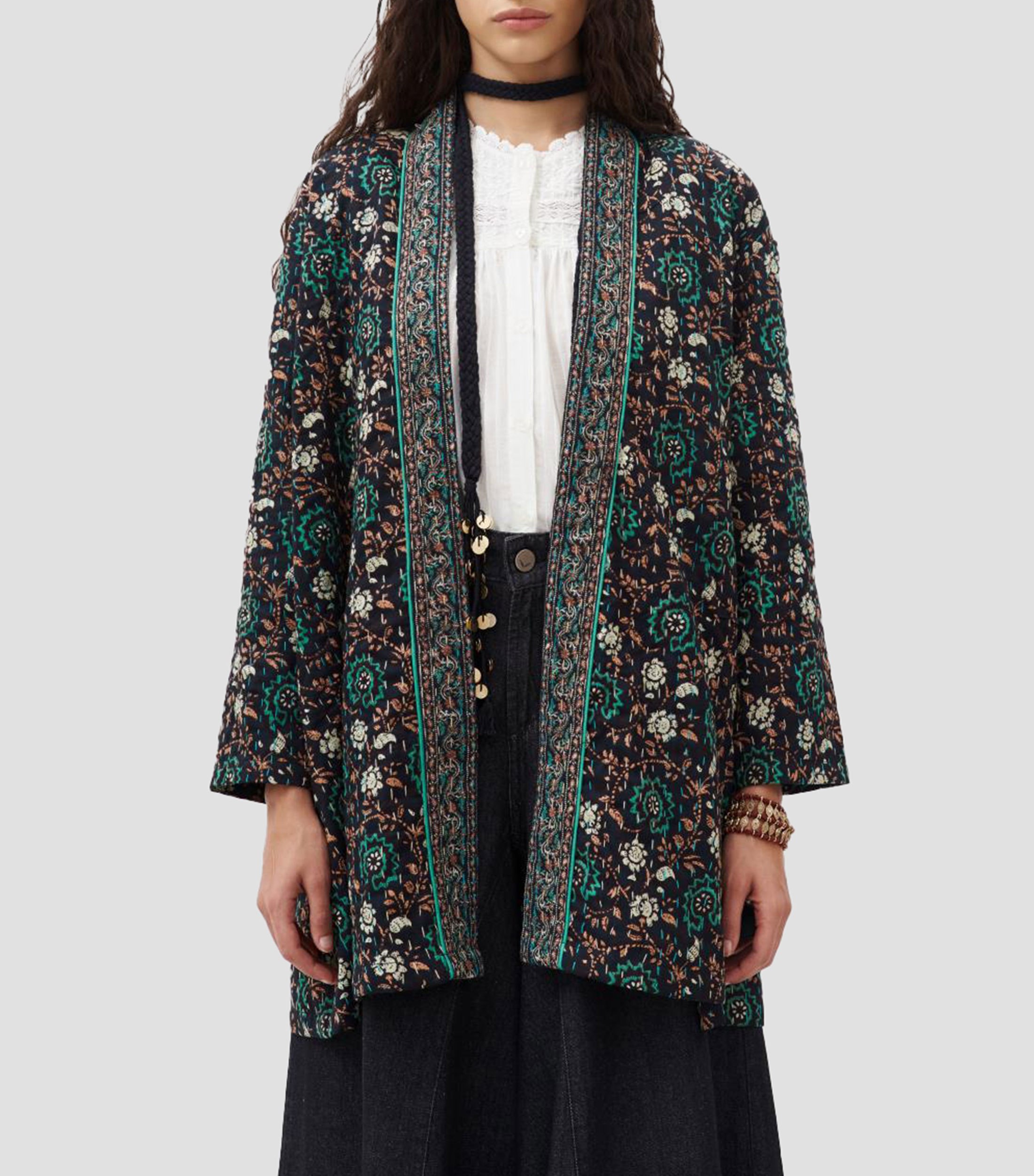 Rapsodia: Saco abierto multicolor Mujer | El Palacio de Hierro