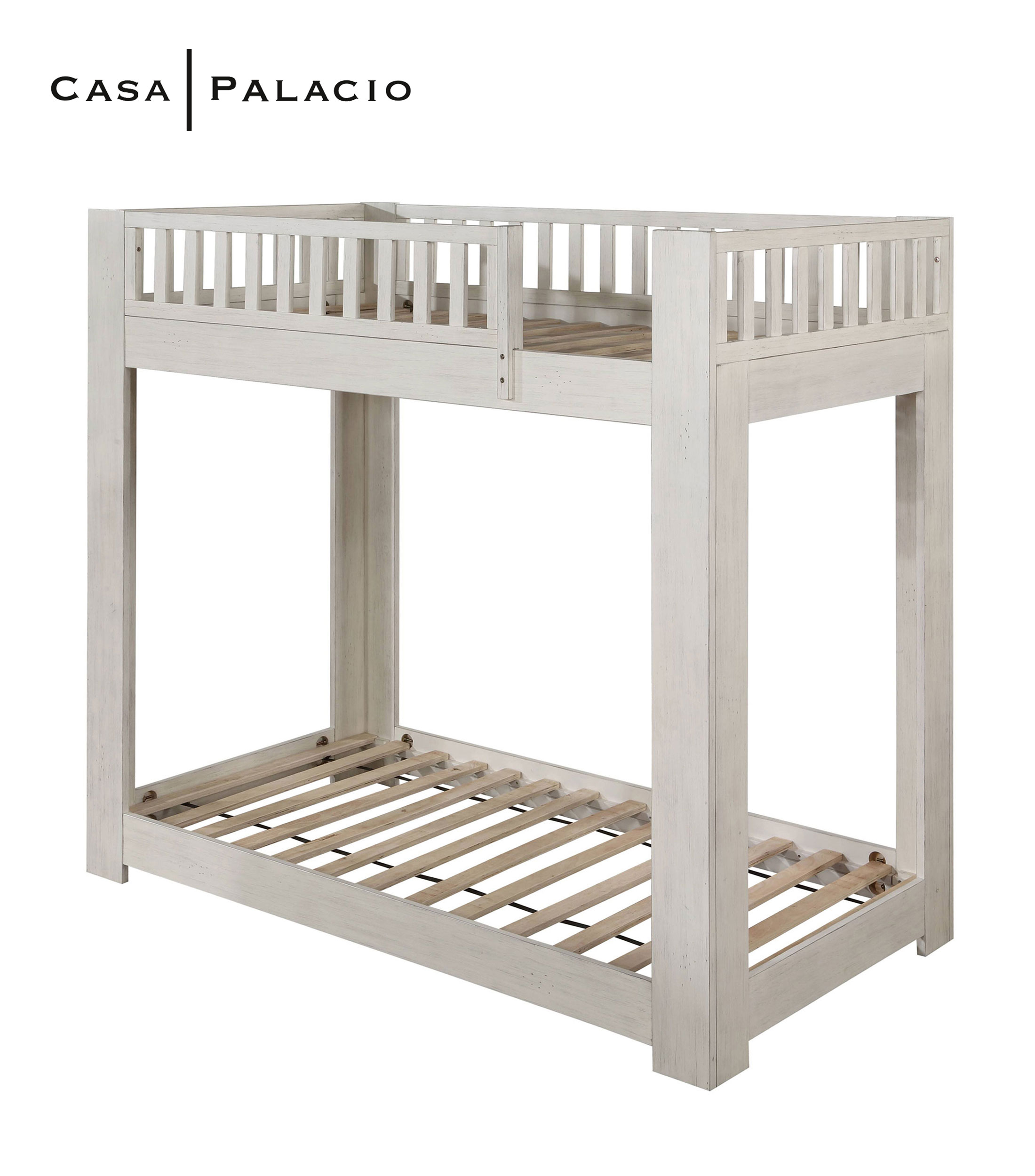 Acme Furniture Litera Individual Cedro Blanco Desgastado en Madera - El ...