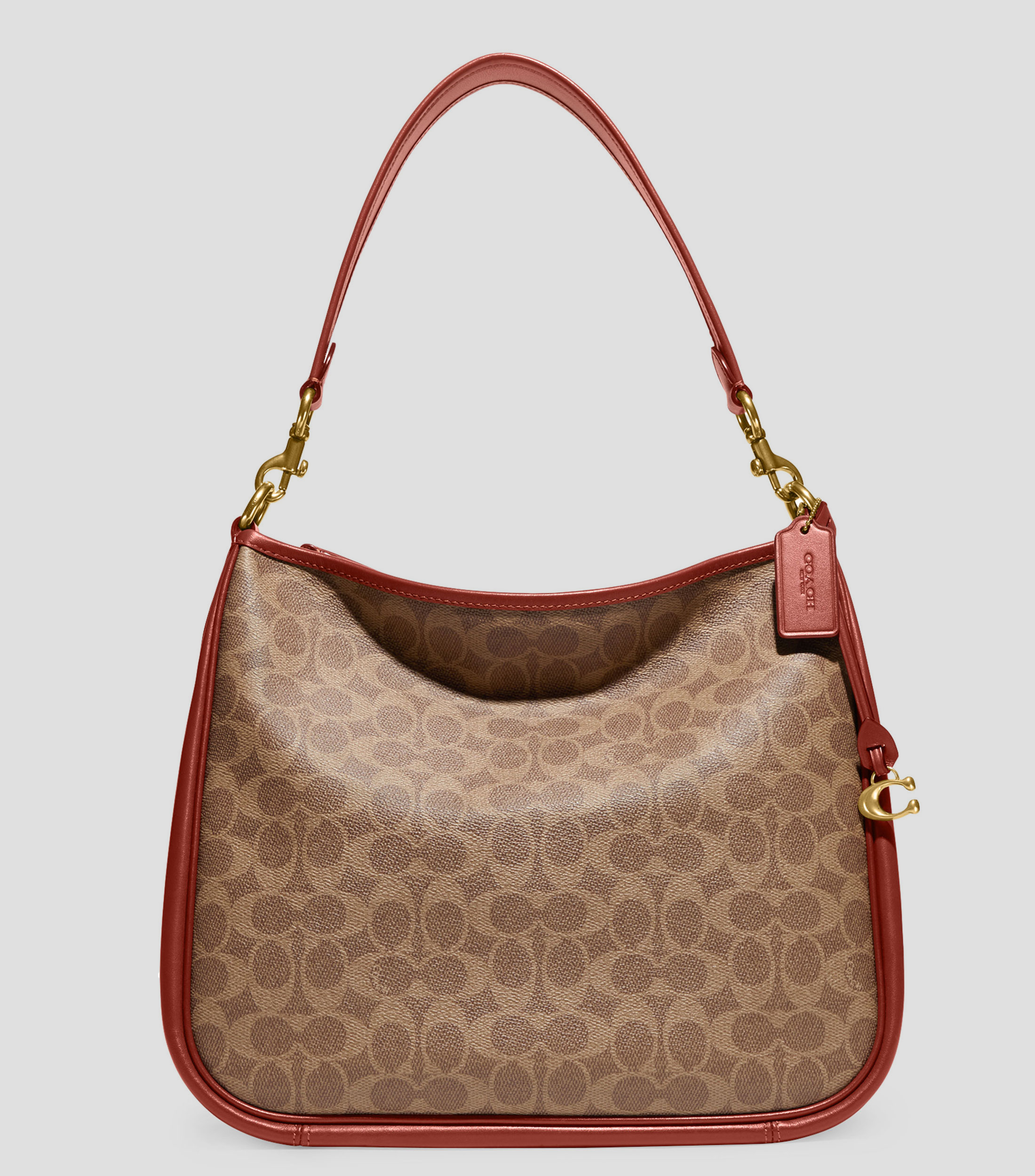 COACH: Bolso shoulder bicolor Coated Canvas Cary con monogram Mujer ...