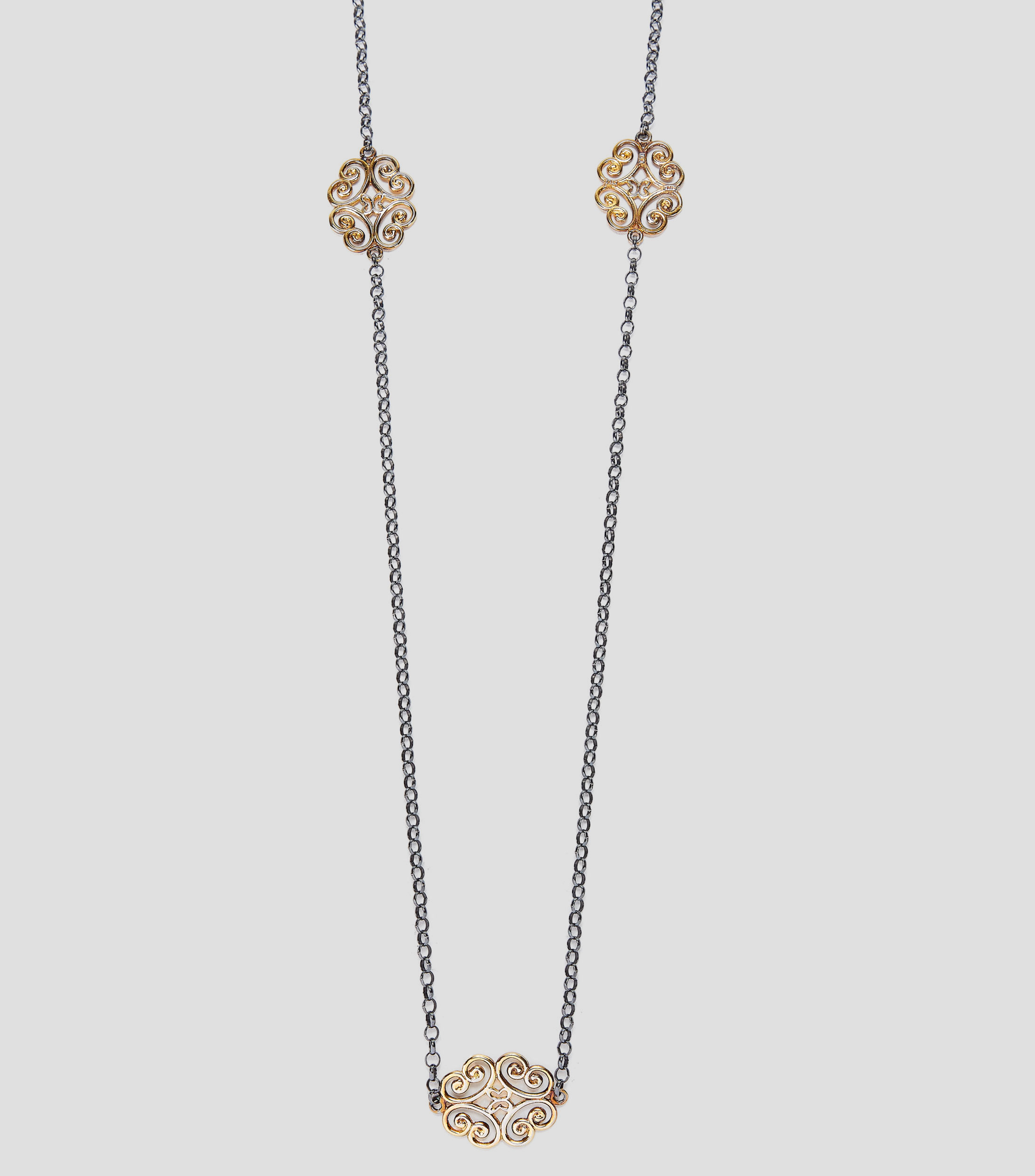 Tanya Moss Collar Largo Garigol Dorado en Plata .925 Mujer - El Palacio ...