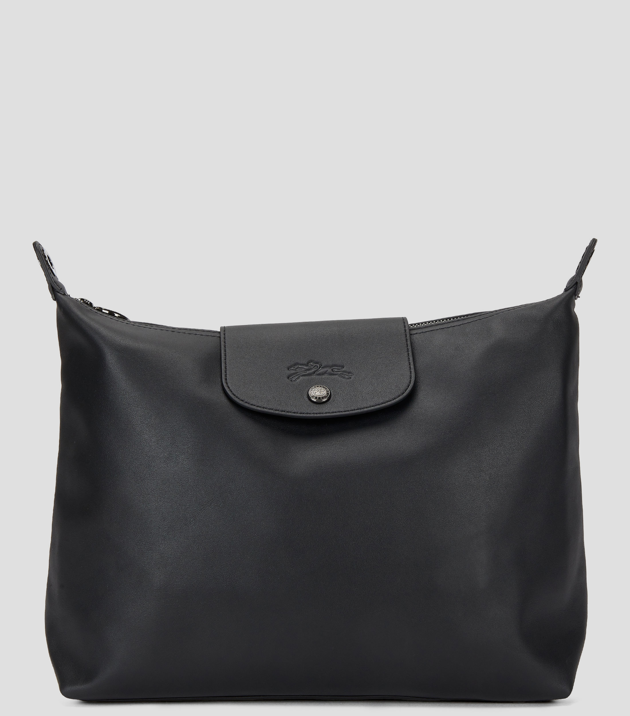 Longchamp: Bolso shoulder en piel negra Mujer | El Palacio de Hierro