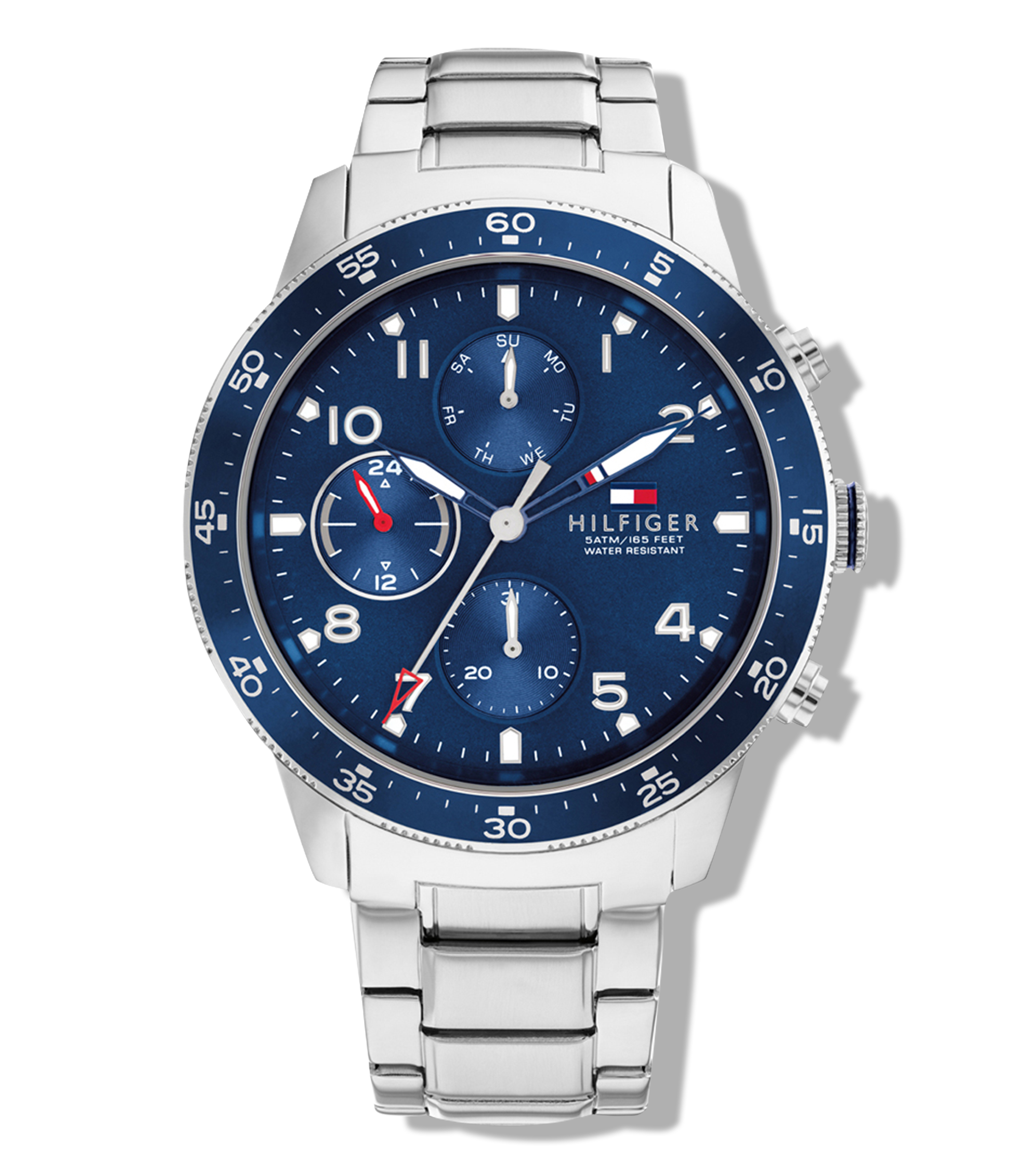 Tommy Hilfiger Reloj para Hombre Jimmy Casual Plateado, Azul - El ...