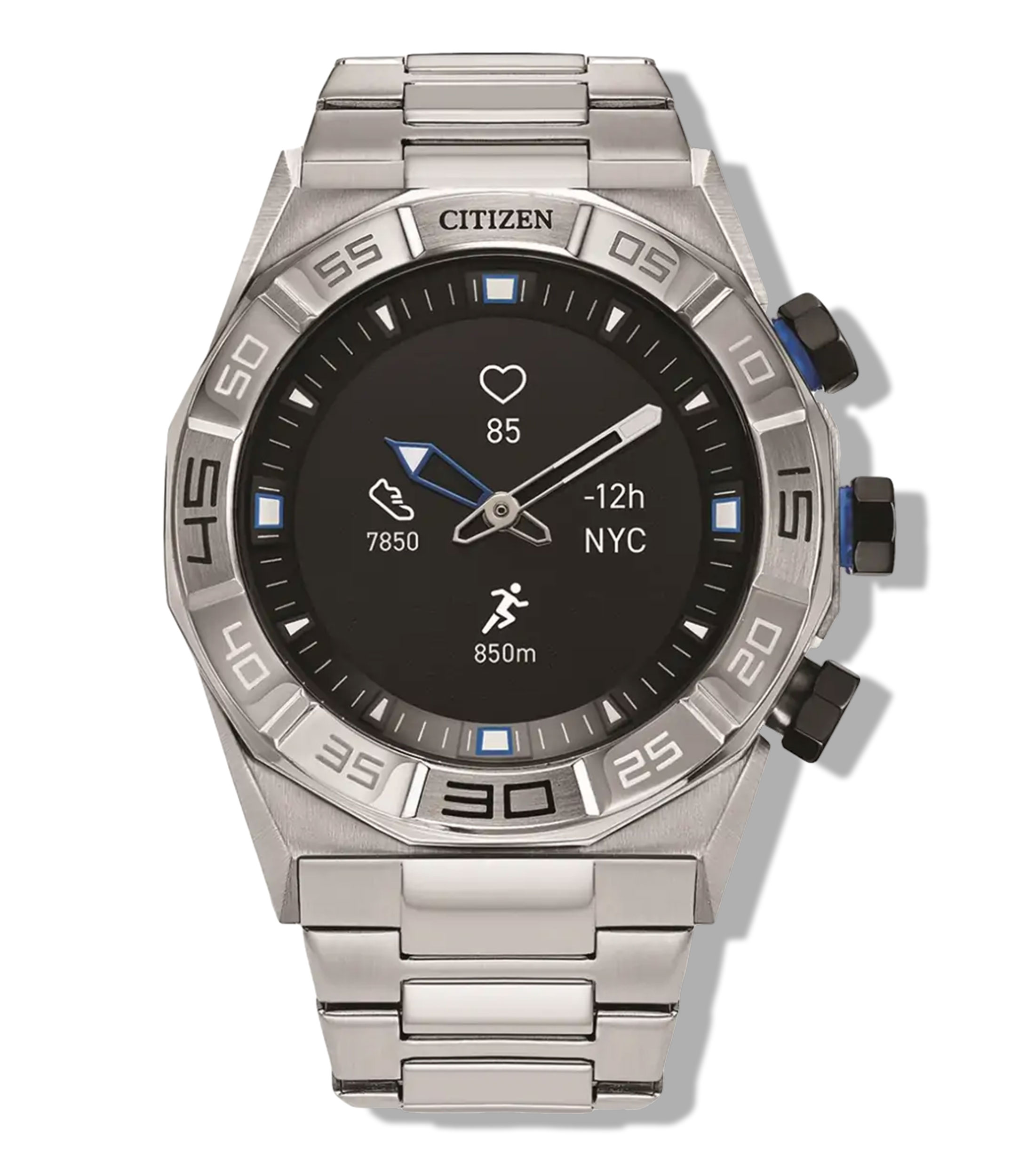 Citizen Reloj Híbrido para hombre CZ Smart JX1001-51E Deportivo Digital ...