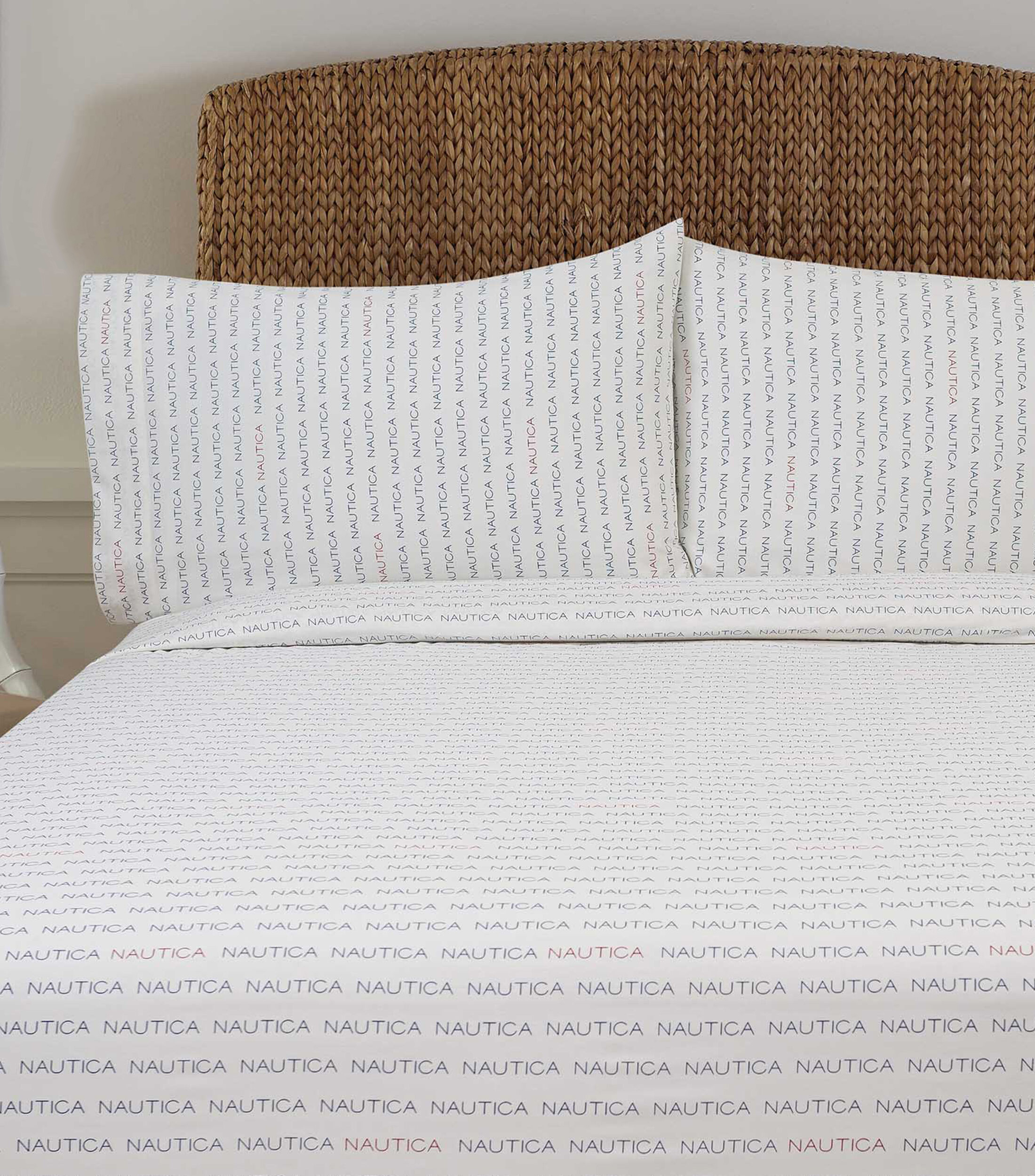 Nautica: Juego de Sábanas King Size en algodón Typo Red | El Palacio de ...