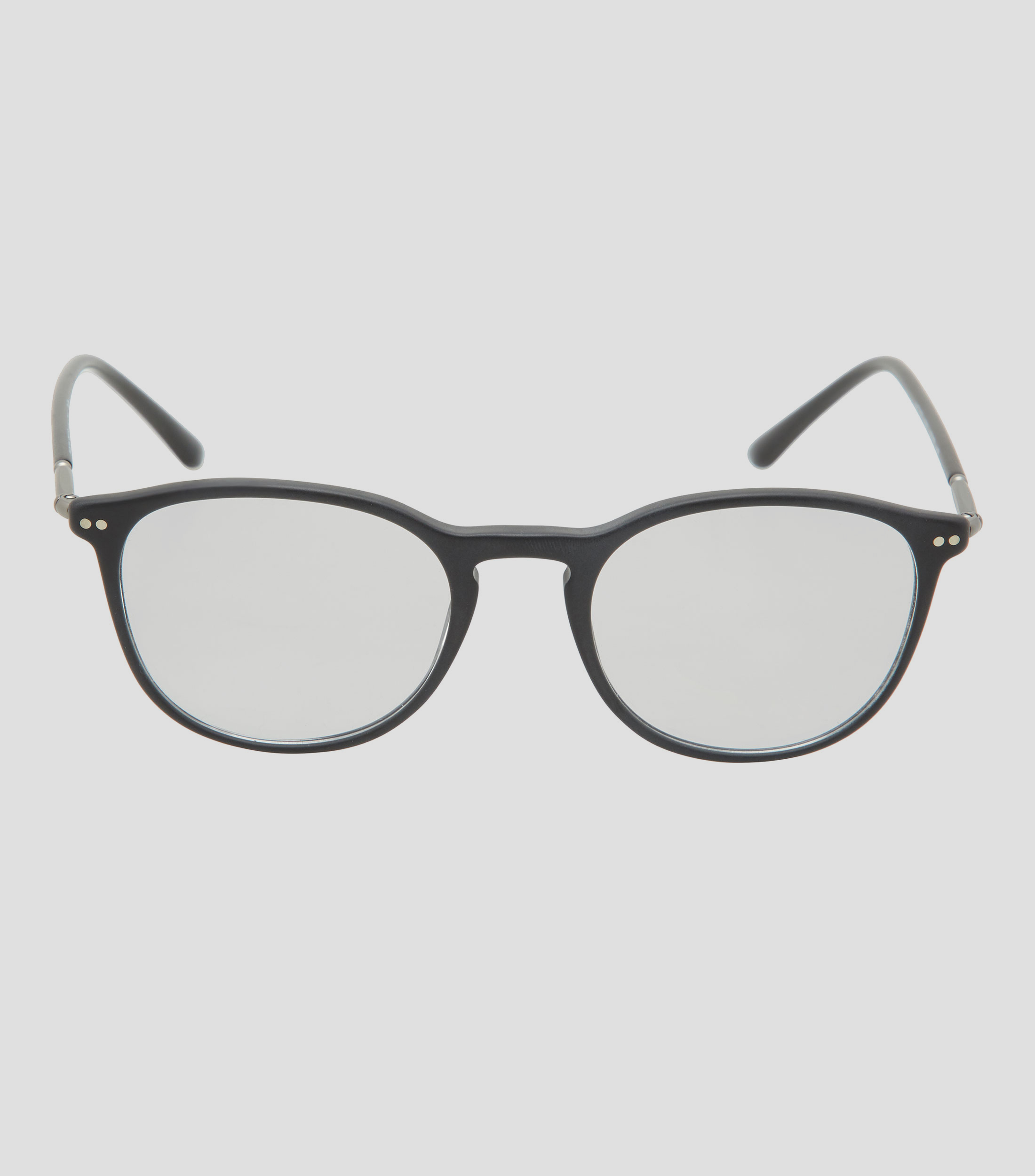 Giorgio Armani: Lentes oftálmicos panthos Negro mate Hombre | El ...