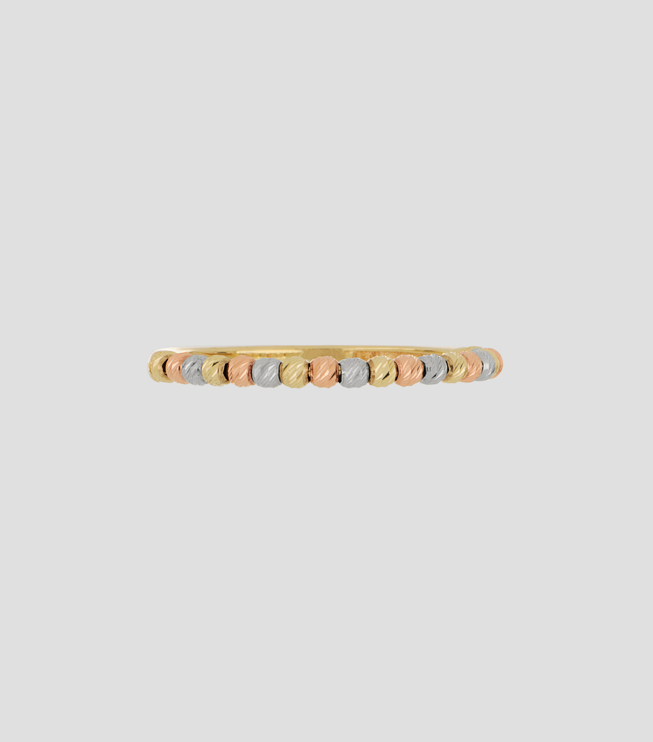 Oro & Gold Anillo con bolas en oro de 14 kilates Mujer |El Palacio de ...