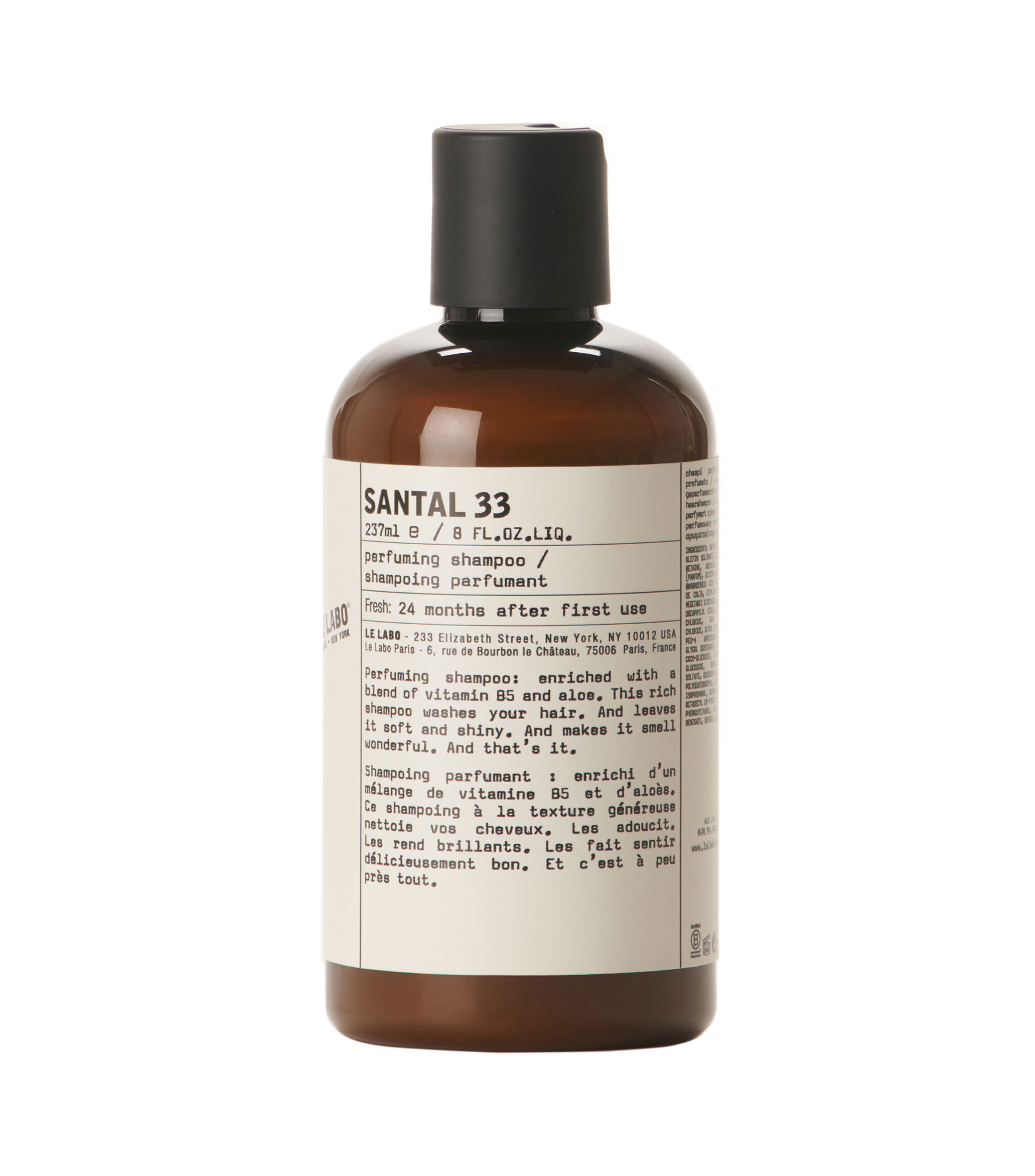 Le Labo Shampoo Santal 33, 237 ml |El Palacio de Hierro